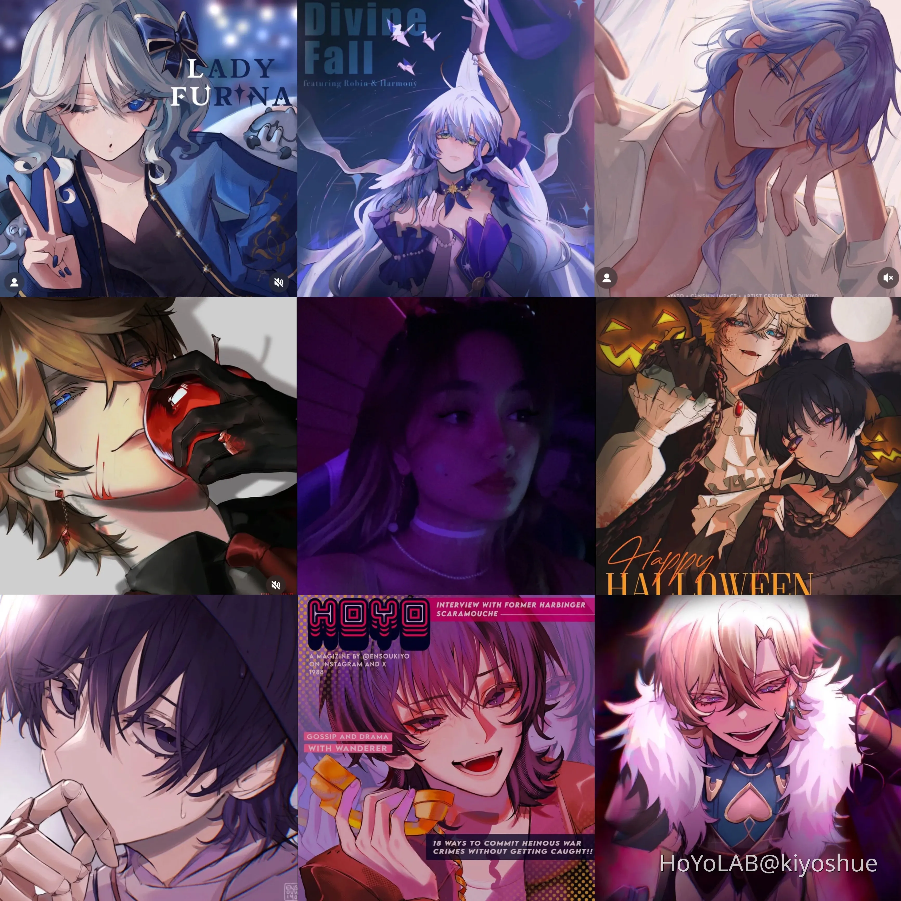 hoyo artist vs art 2024 🫶 Genshin Impact | HoYoLAB