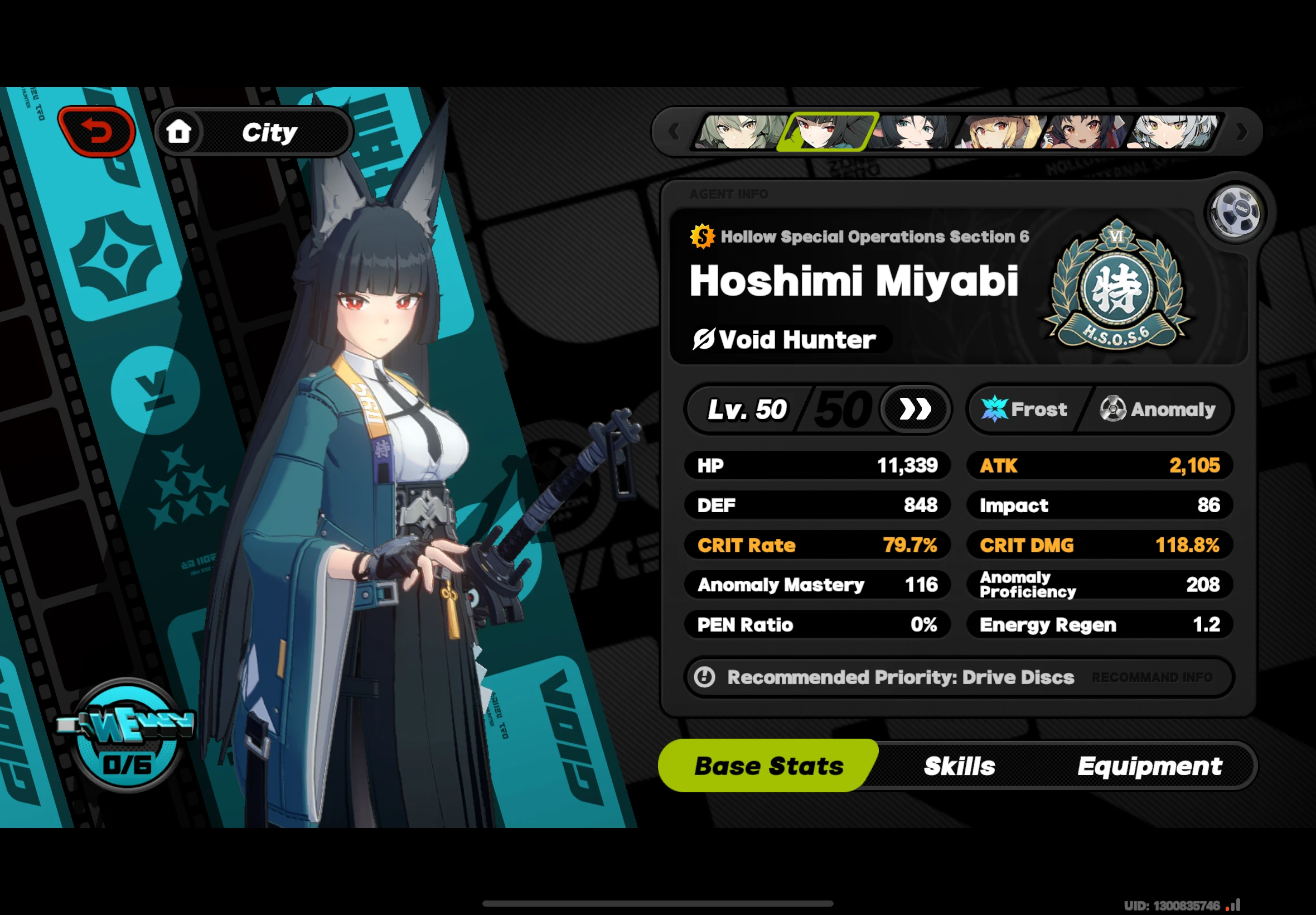 My miyabi build Zenless Zone Zero | HoYoLAB