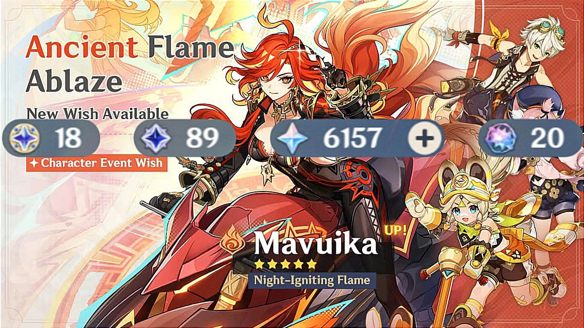 Saving For Natlan's Pyro Archon: Mavuika! 🔥🔥🔥 Double Pyro Archon On The ...