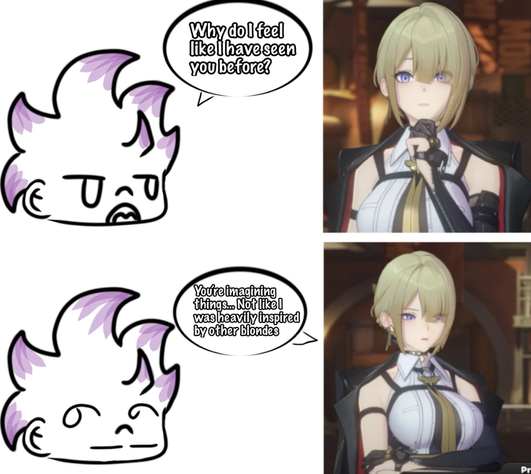 Daily “original” meme, that I put too much effort into (NEW CHARACTER ...