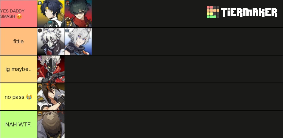 my smash or pass in zzz male characters 🤠 Zenless Zone Zero | HoYoLAB