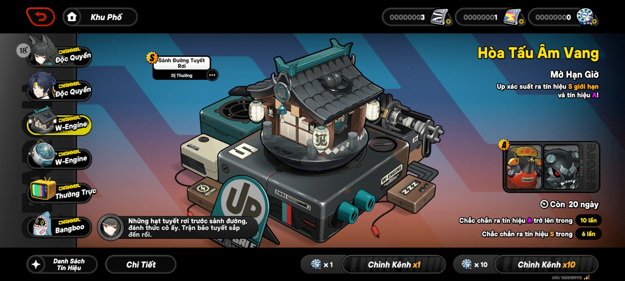 roll trấn Zenless Zone Zero | HoYoLAB