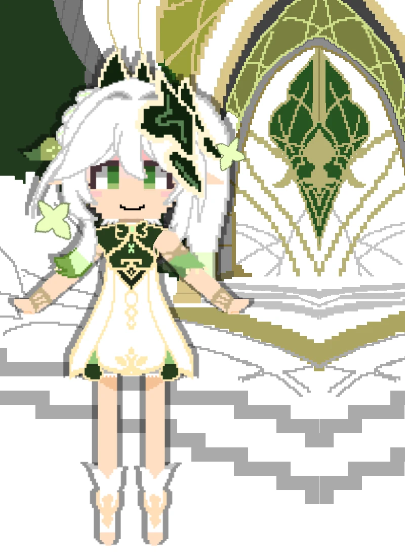 Pixel art Nahida Genshin Impact | HoYoLAB