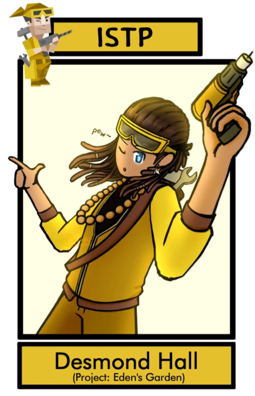 ISTP : Desmond Hall! | Drawing my Favorite Characters for each MBTI ...