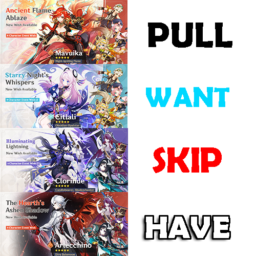 My 5.3 pull plan Genshin Impact | HoYoLAB