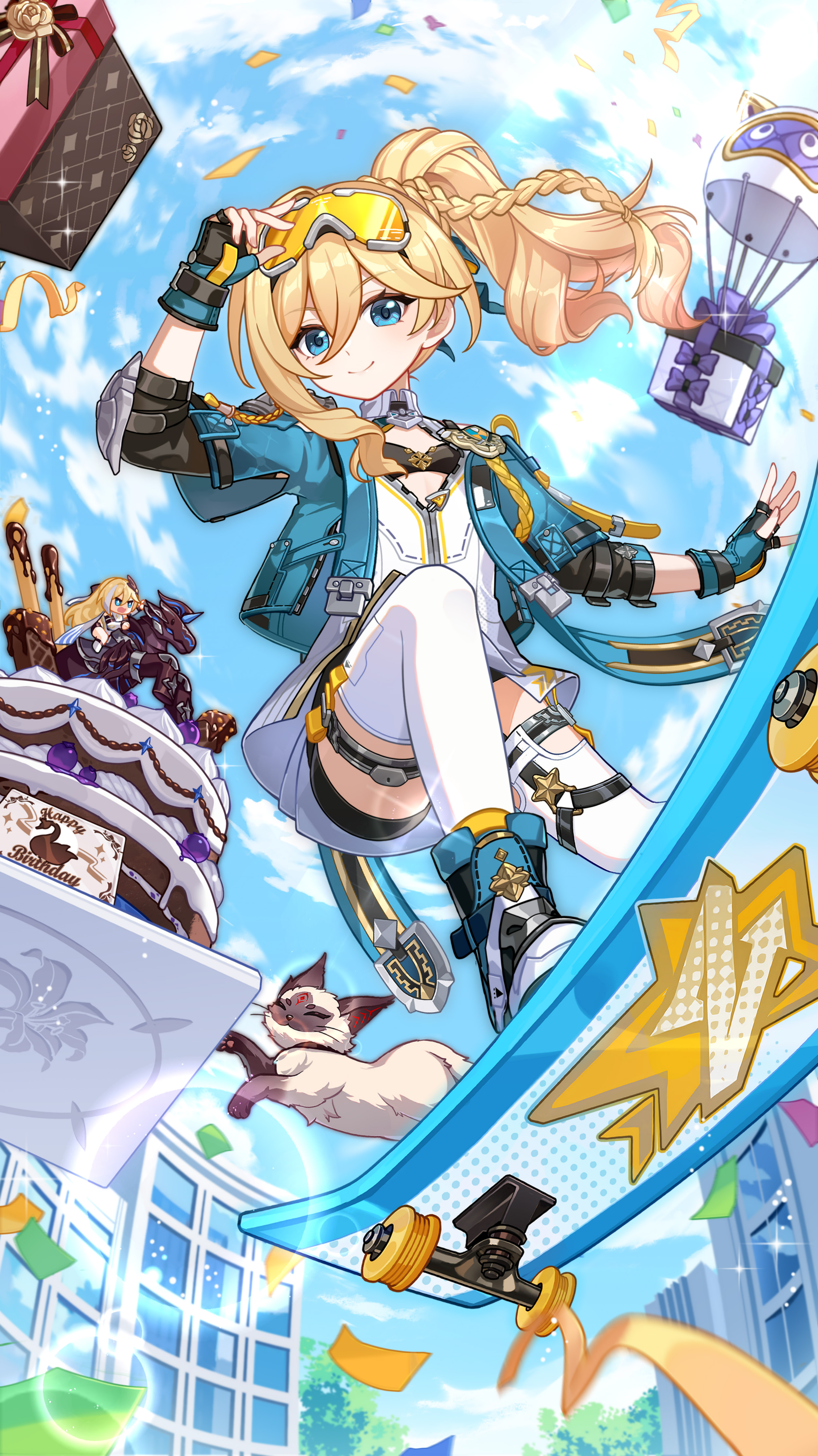 [Wallpaper] Durandal Mini (Bianka Ataegina) Happy Birthday Honkai ...