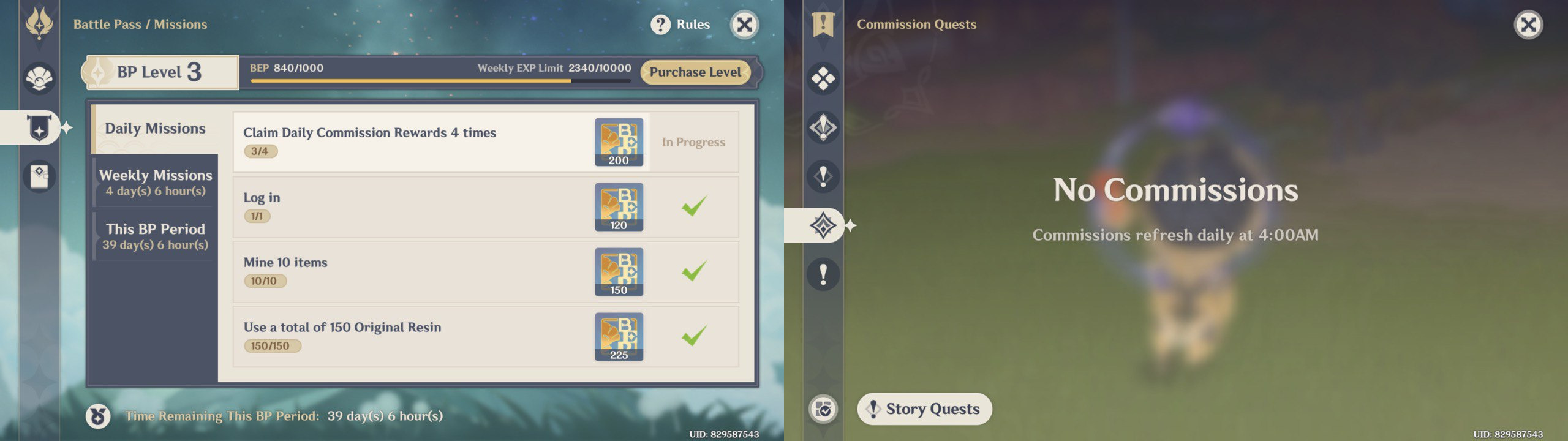 Edit - Unable to Claim Daily Commissions Bug Fixed (Old Post, Please Ignore) Genshin Impact ...