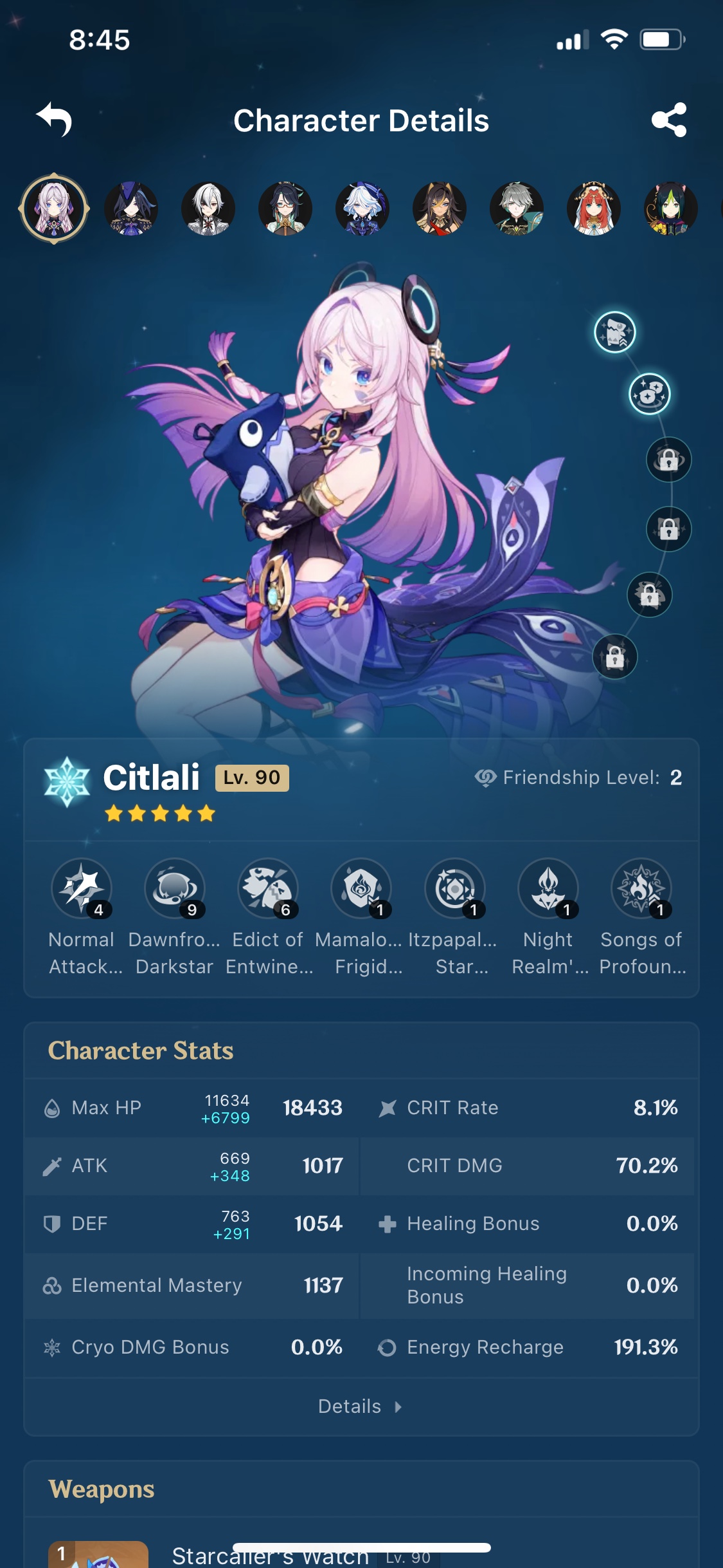 My C2R1 Granny Citlali Genshin Impact | HoYoLAB