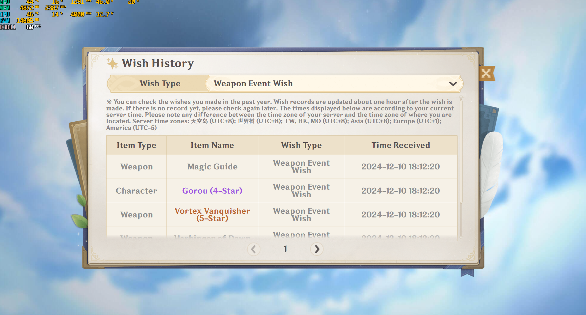 I hope you will have the same luck as mine. Genshin Impact | HoYoLAB