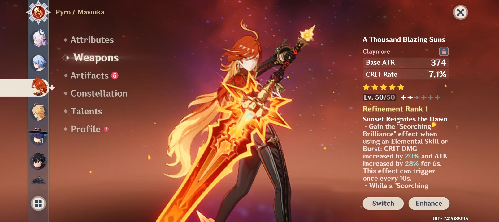 MAVUIKAA ️ ️ ️ ️ Genshin Impact | HoYoLAB