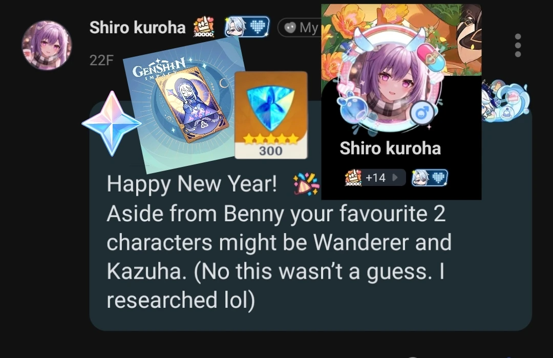 Congratulations to "Shiro kuroha" 🎉🎉🎉 Great Job for Doing Research! You Are Trully A Fan! ️ ...