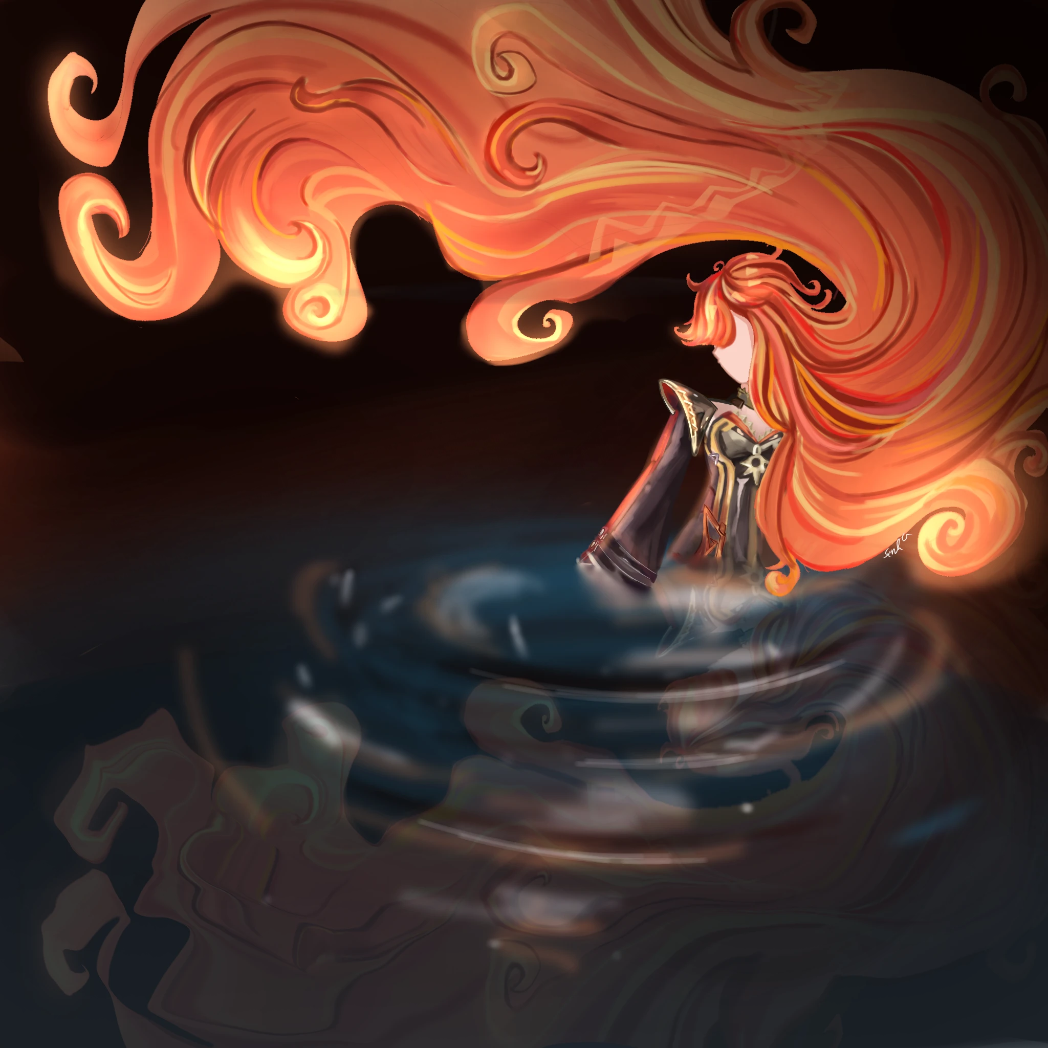 Mavuika fanart Genshin Impact | HoYoLAB