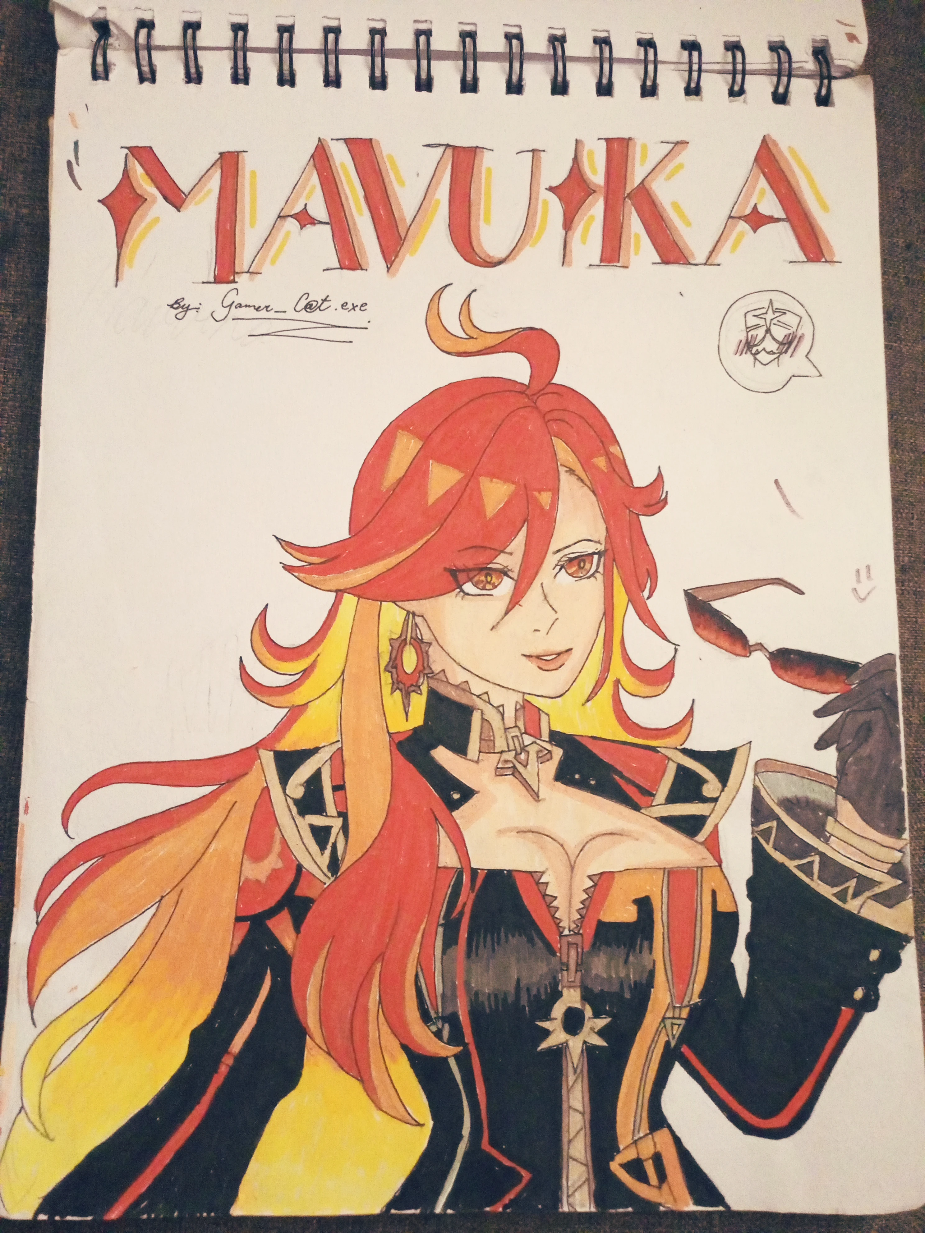 Mavuika fan art 🎨 Genshin Impact | HoYoLAB