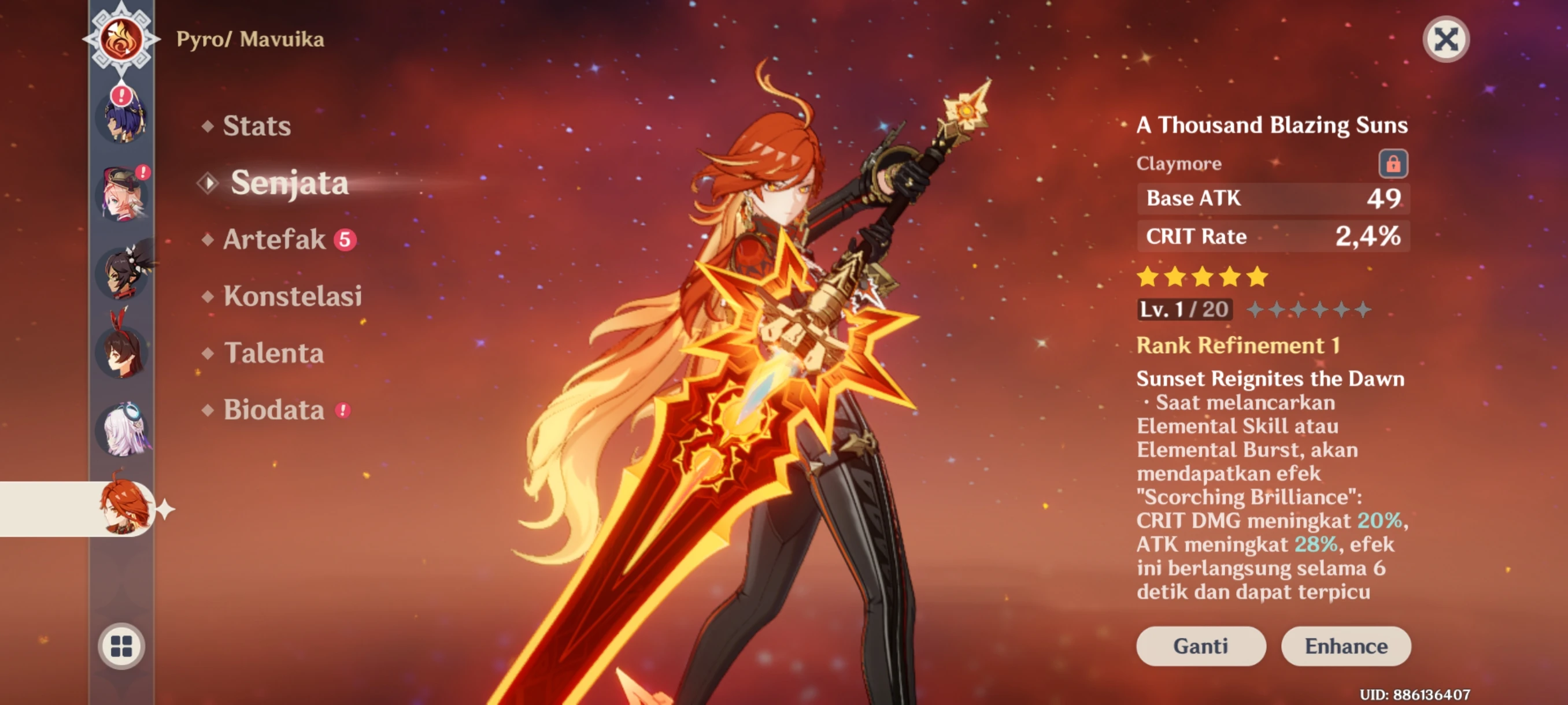 Mavuika + Sign + Citlali Genshin Impact | HoYoLAB