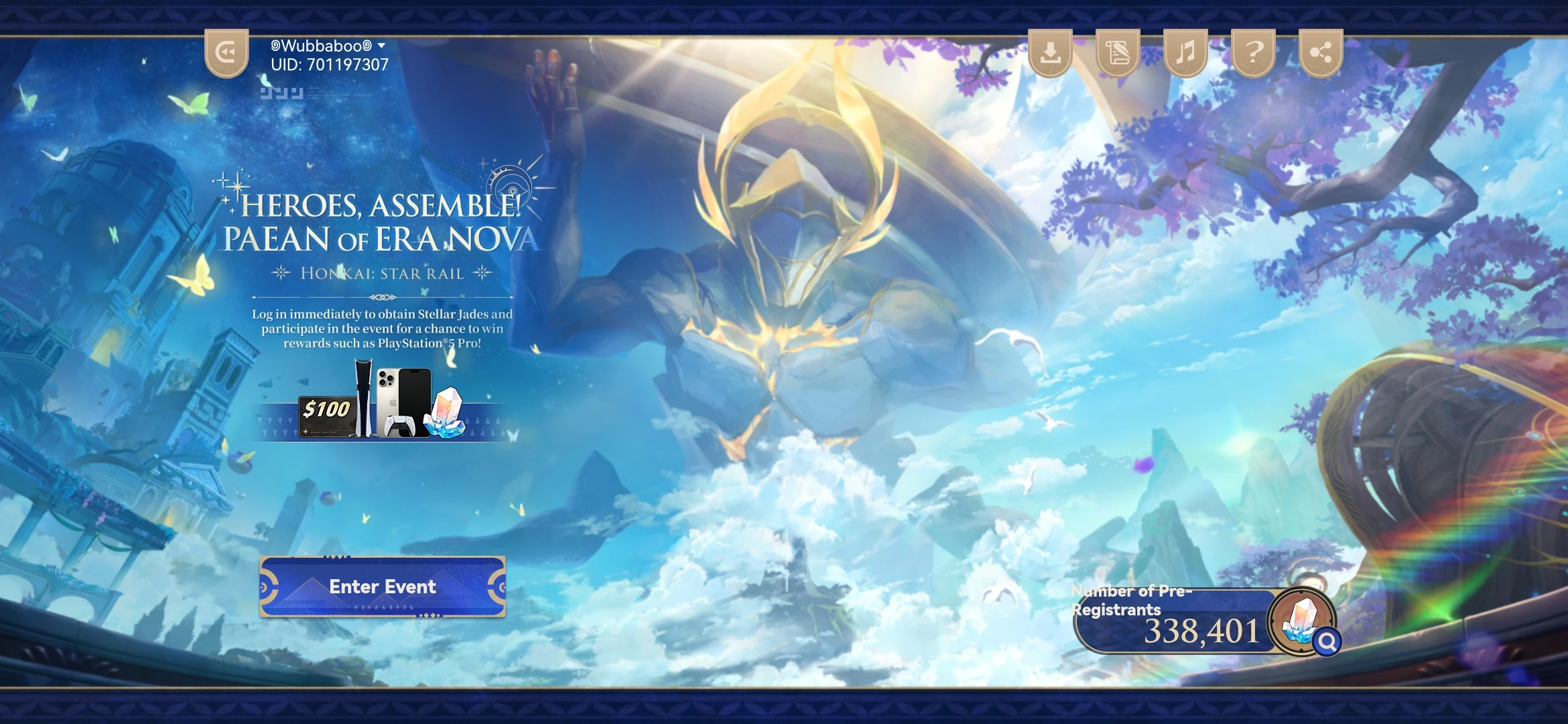 Join now for Stellar Jades!!! Honkai: Star Rail | HoYoLAB