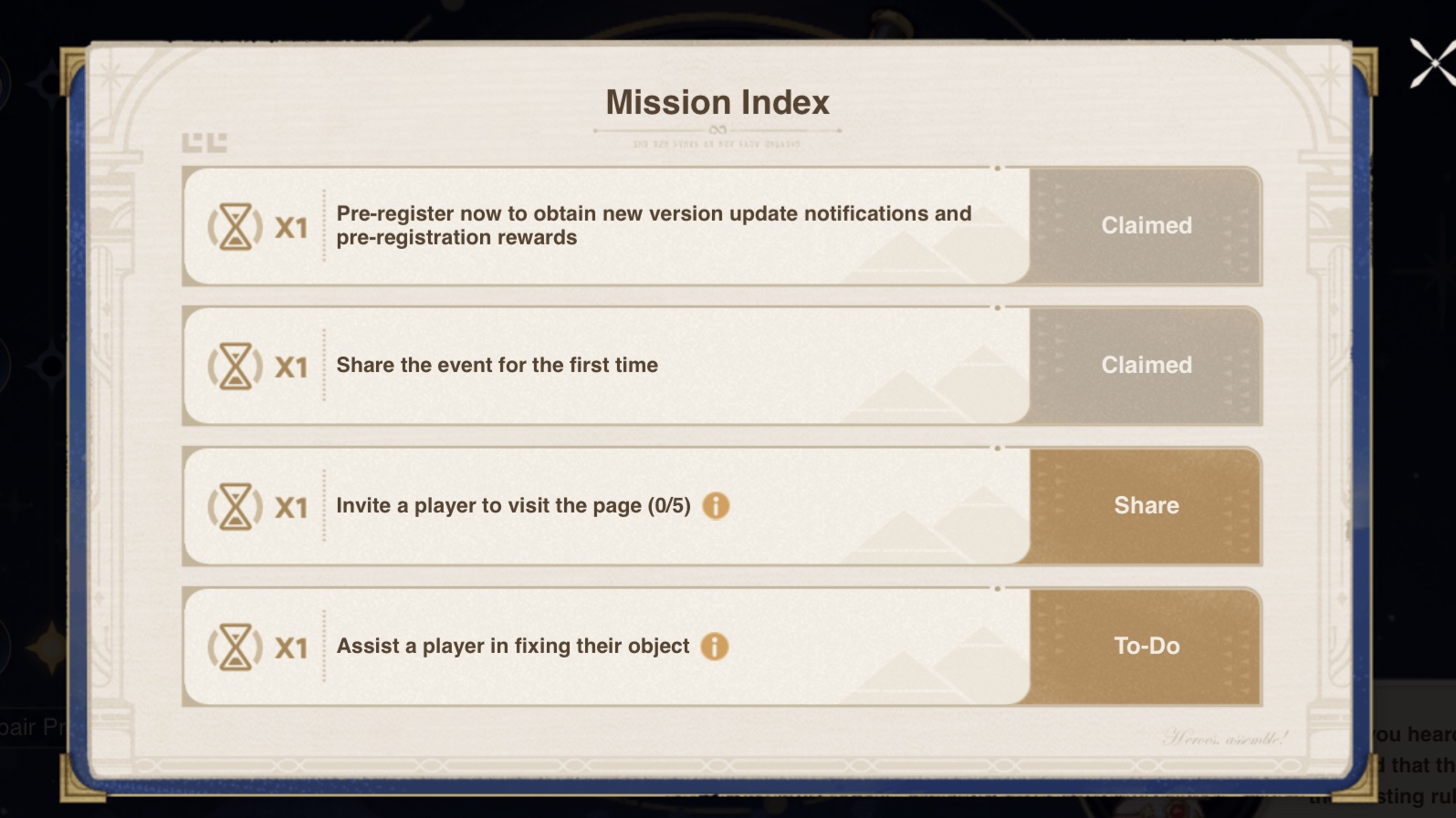 HSR Event; Heroes, Assemble! PAEAN of ERA NOVA Honkai: Star Rail | HoYoLAB