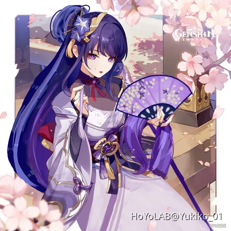 Raiden Ei redesign Genshin Impact | HoYoLAB