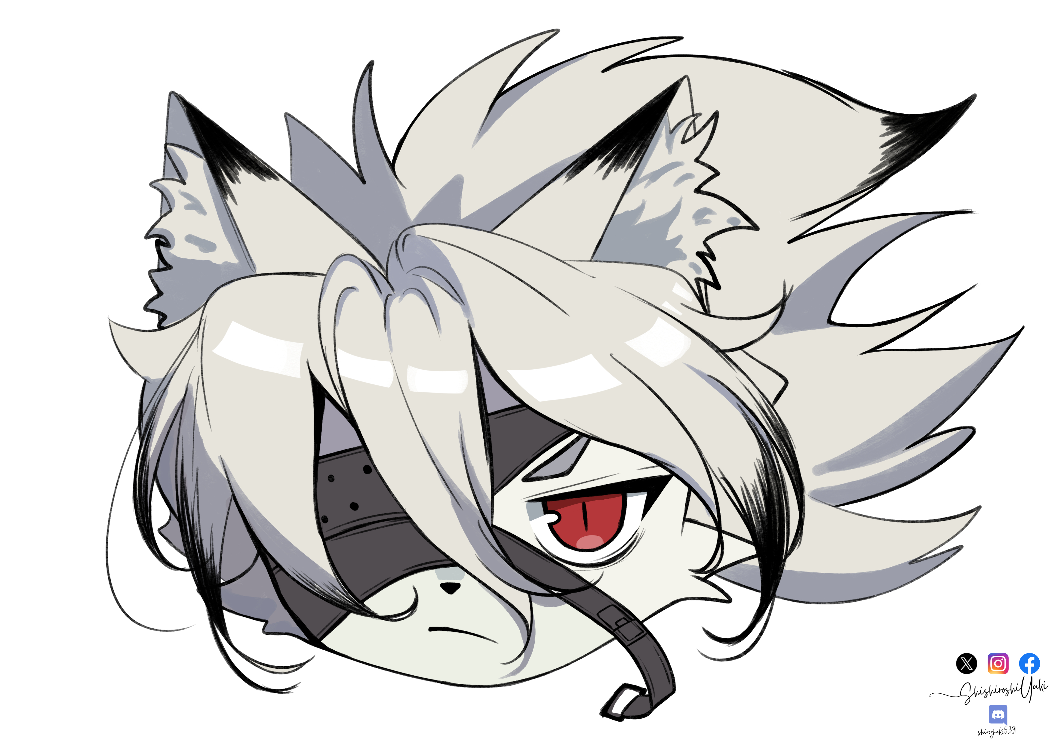 Lycaon chibi style and sticker Zenless Zone Zero | HoYoLAB