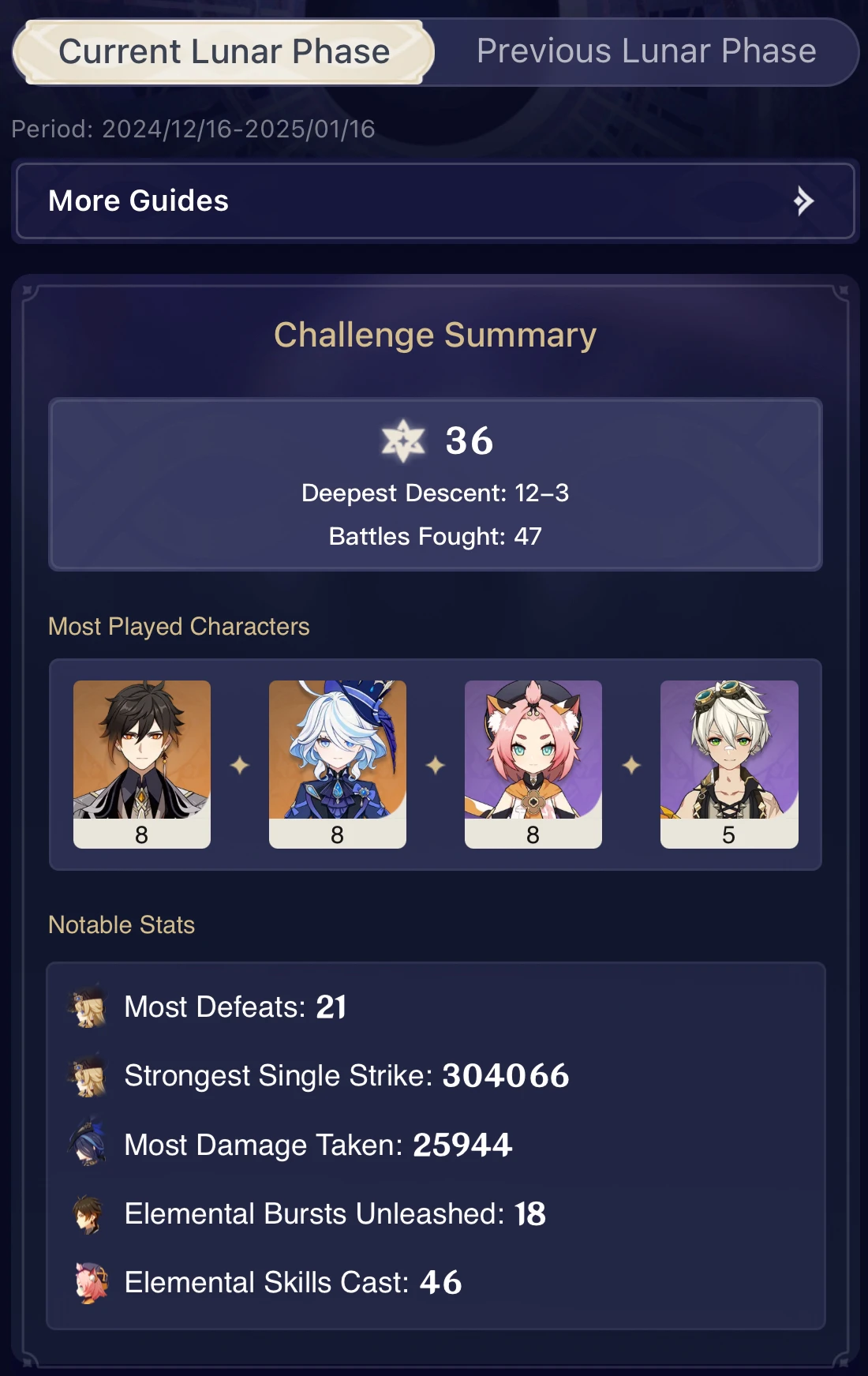 Abyss run time interval (Floor 11 & 12) Genshin Impact | HoYoLAB