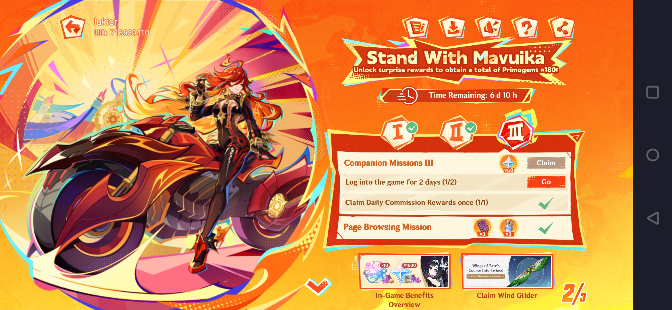 Stand with Mavuika web event! Genshin Impact | HoYoLAB