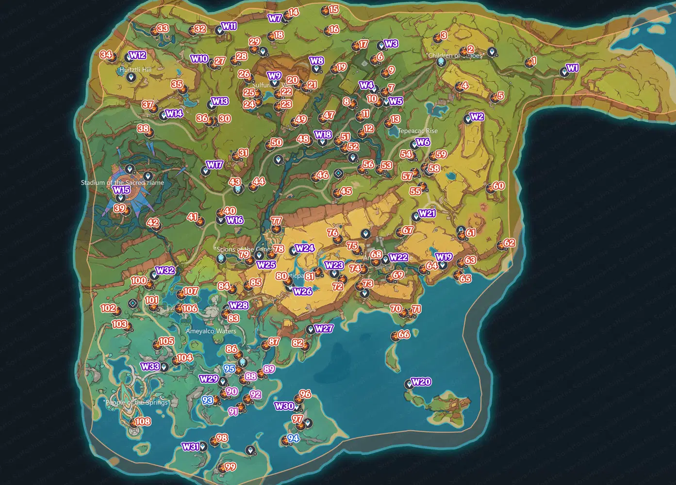 Natlan Pyroculus Map Genshin Impact | HoYoLAB