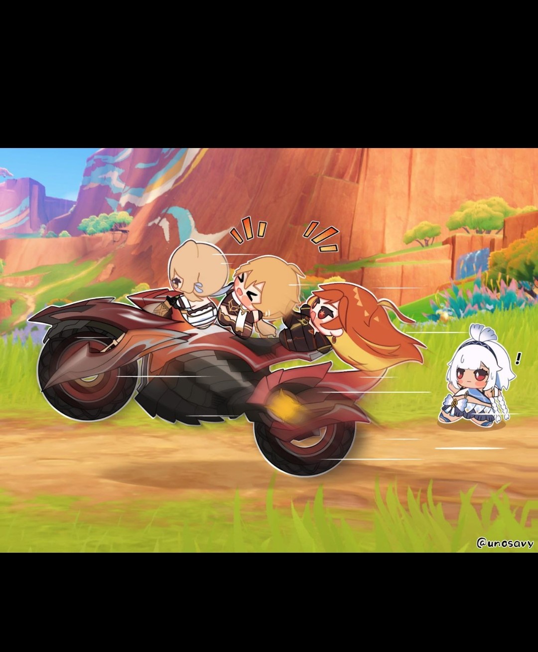 RIDING WITH MAUVIKA PART2 Genshin Impact | HoYoLAB