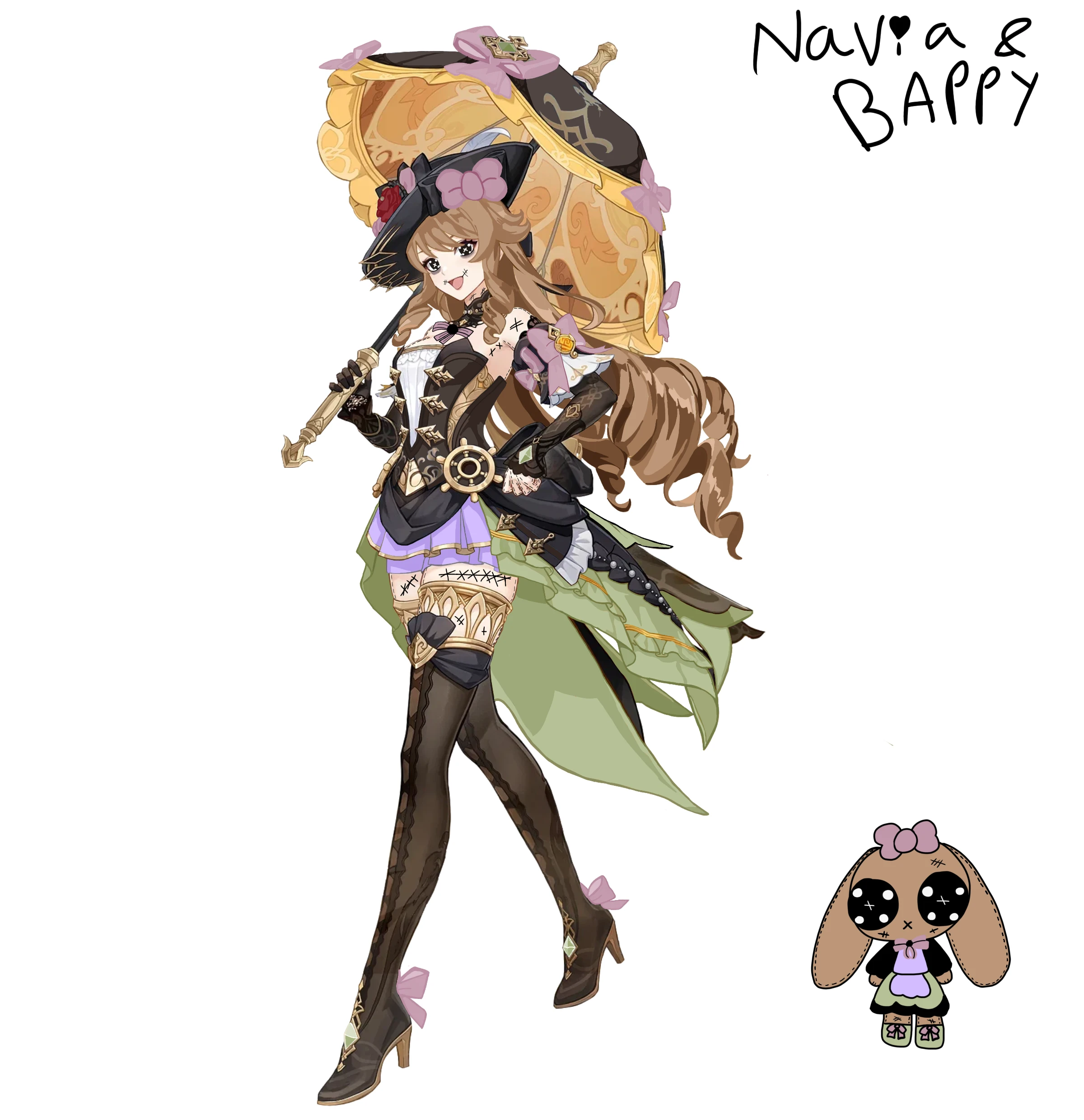 Editing Hoyo characters to look like my ocs:3 | HoYoLAB