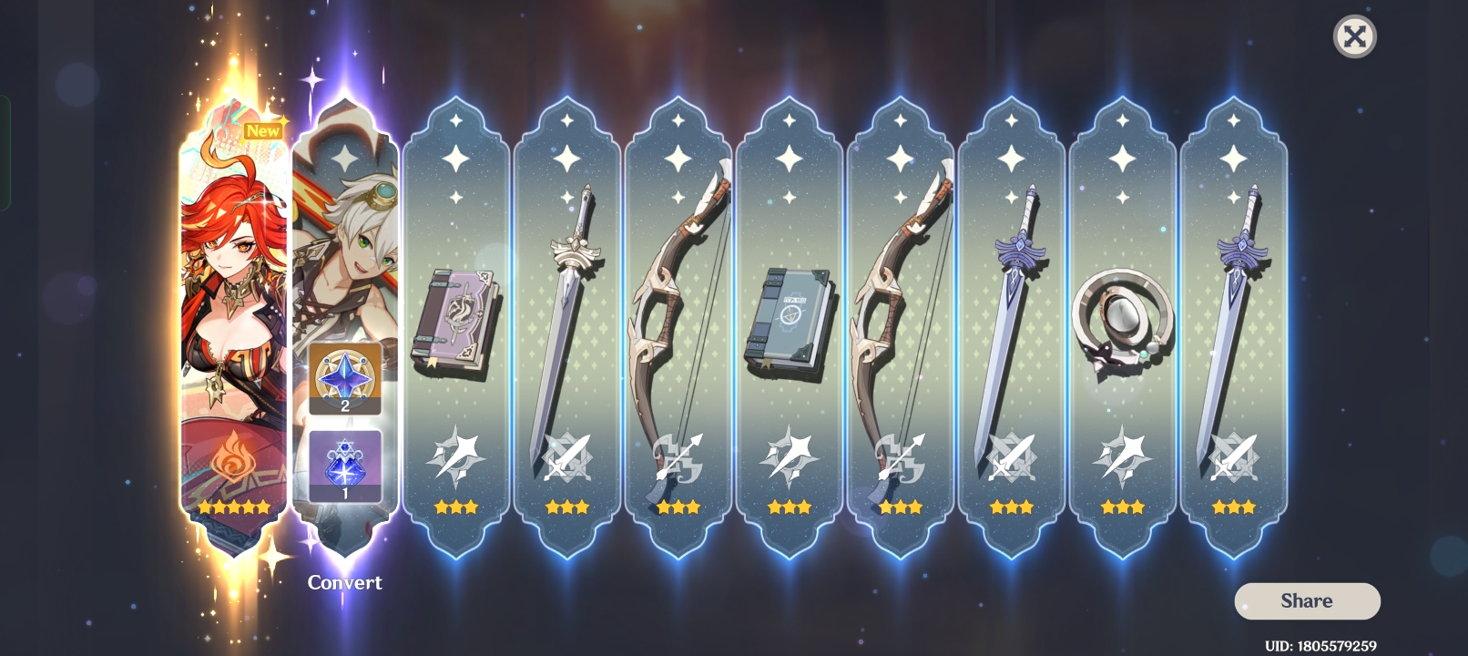 Got my two pyro archons on my first 10 pull on Mavuika banner Genshin ...