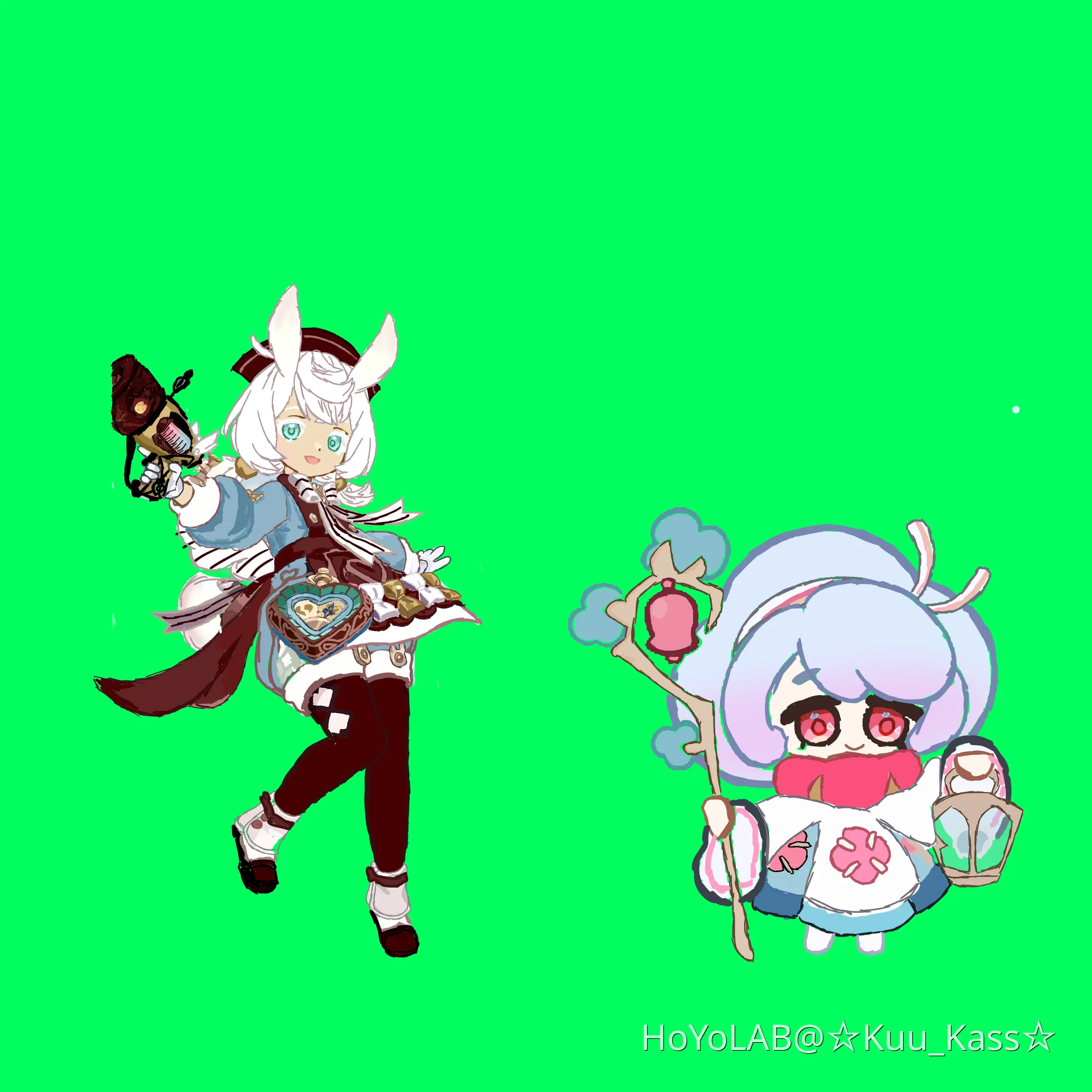Sigewinne and Cotton Cookie color swap Genshin Impact | HoYoLAB