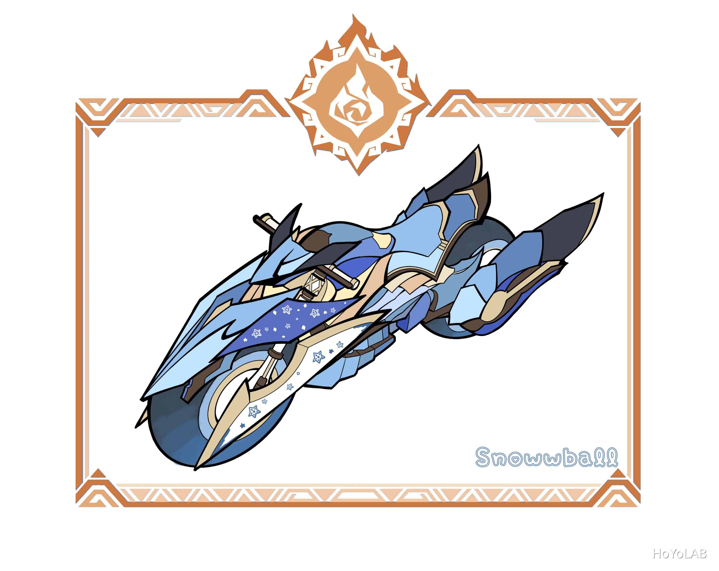 Mavuika's motorcycle but inspired by Layla! Genshin Impact | HoYoLAB