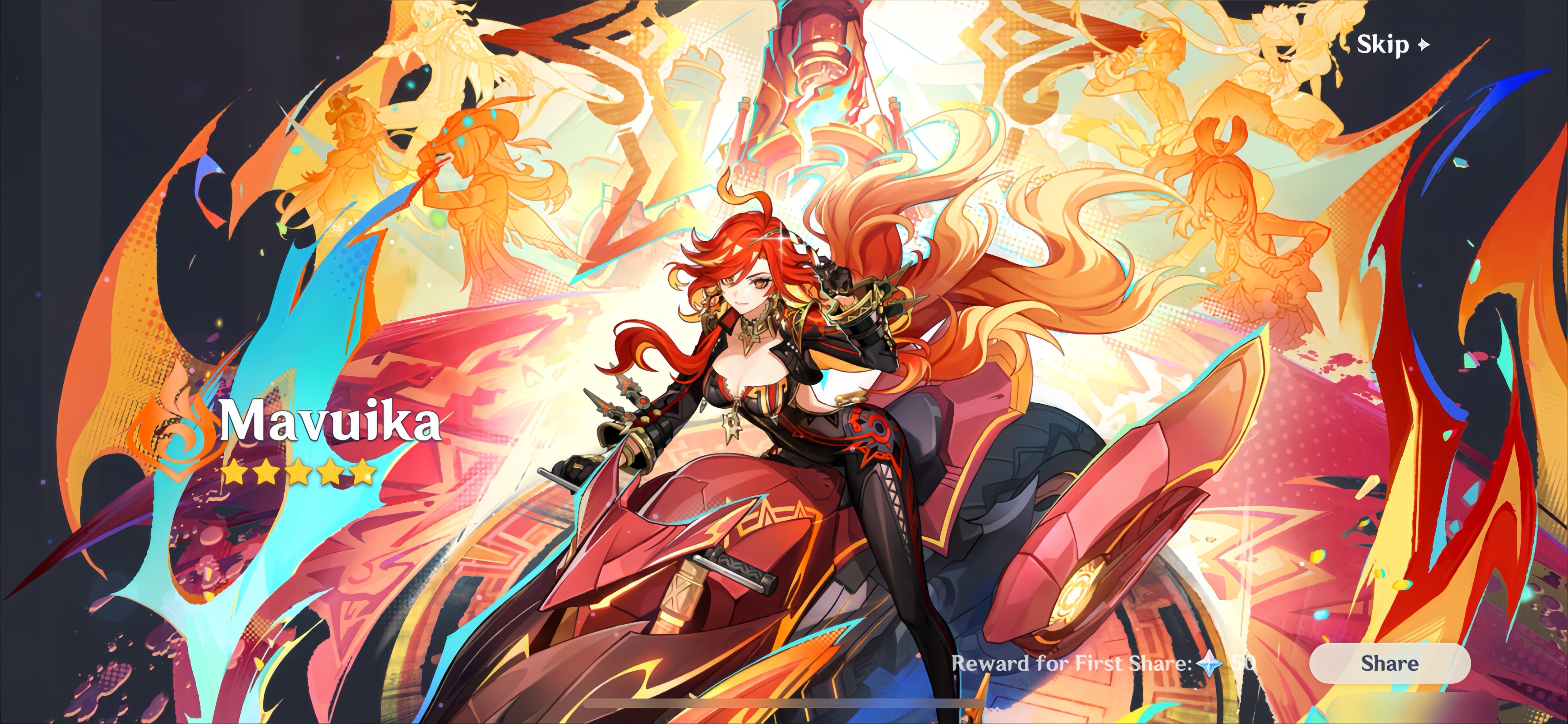 1/1/2025 | C0R1 Mavuika, Pyro Archon Genshin Impact | HoYoLAB