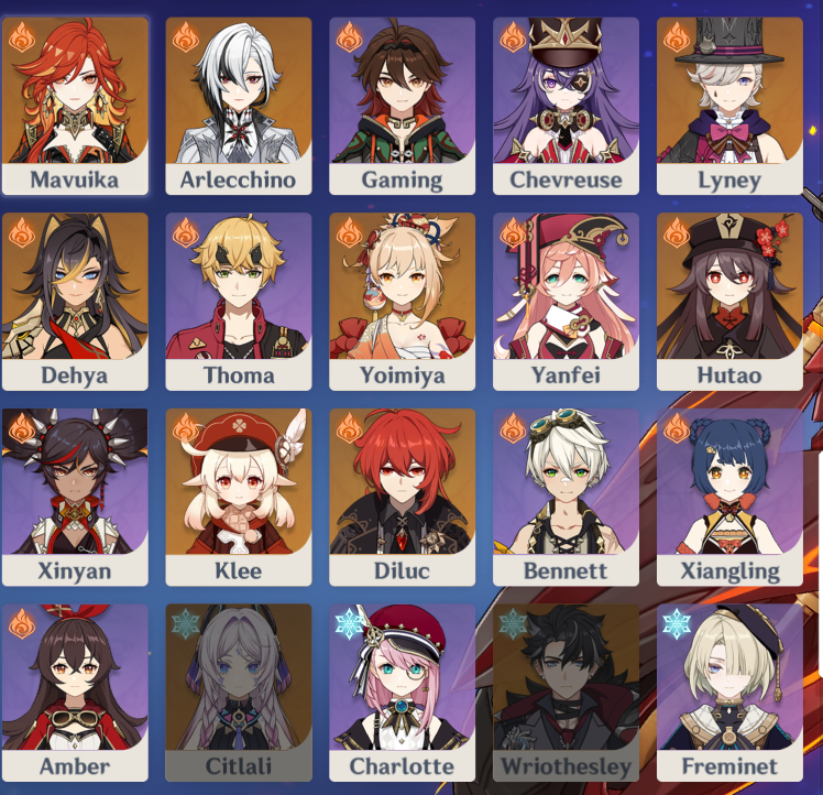 Dona Hoyo decidiu que eu vou ser Main Pyro Genshin Impact | HoYoLAB