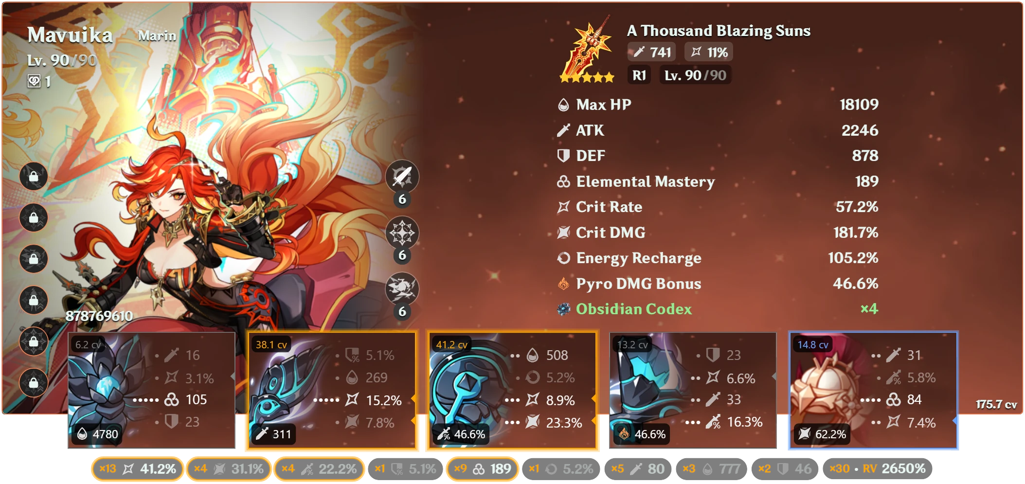 Day 1 mauvika build 🫡 Genshin Impact | HoYoLAB