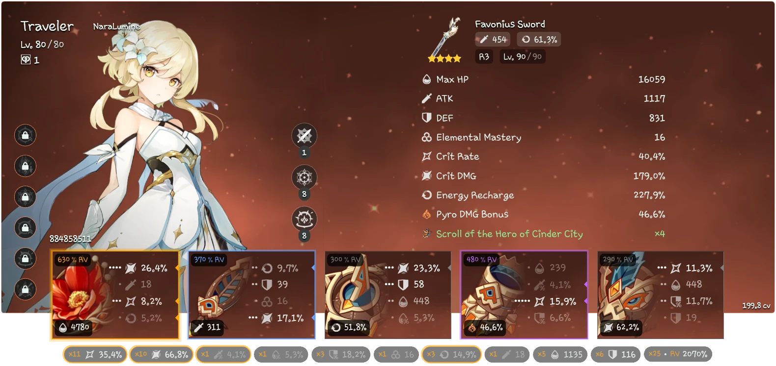 f2p traveler build ️ Genshin Impact | HoYoLAB