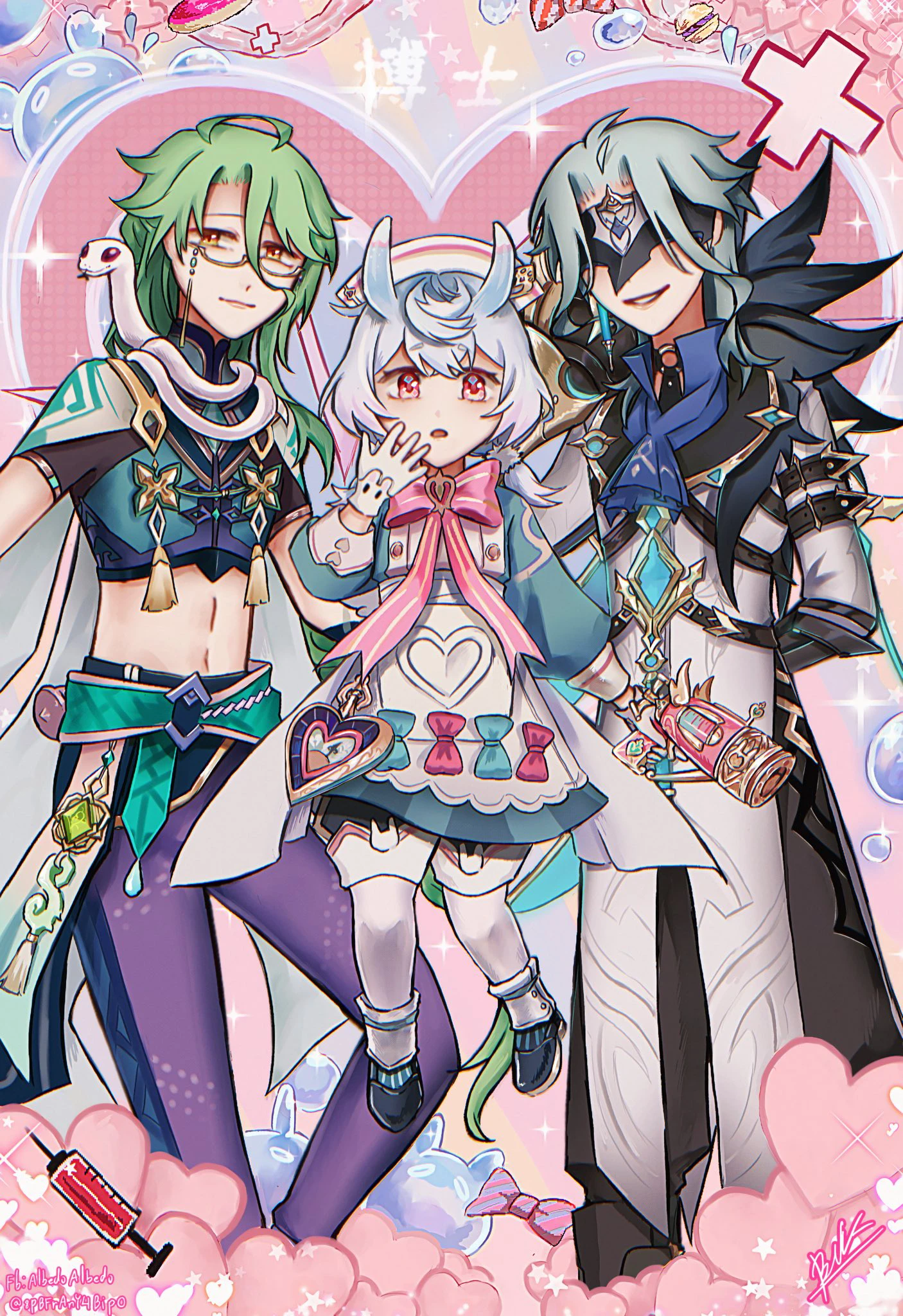 The Trio Genshin Impact | HoYoLAB