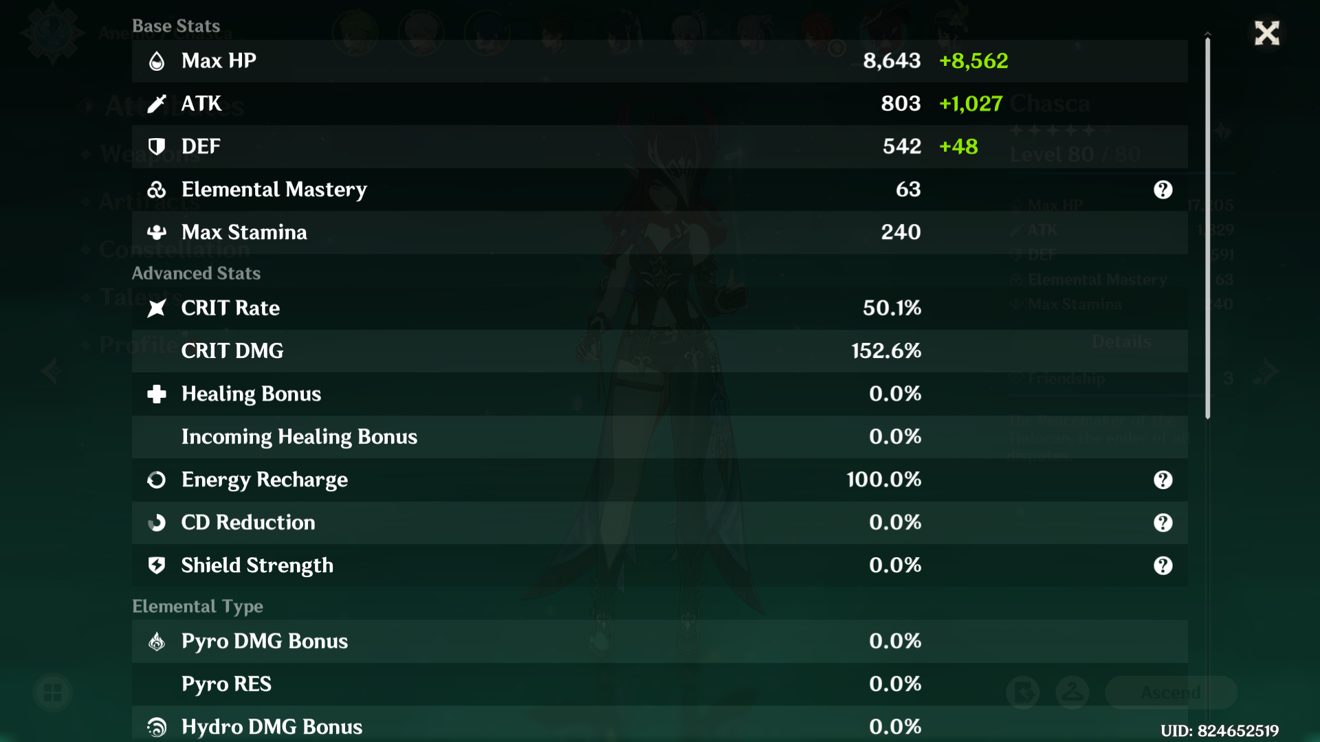 Need help with Chasca build! Genshin Impact | HoYoLAB