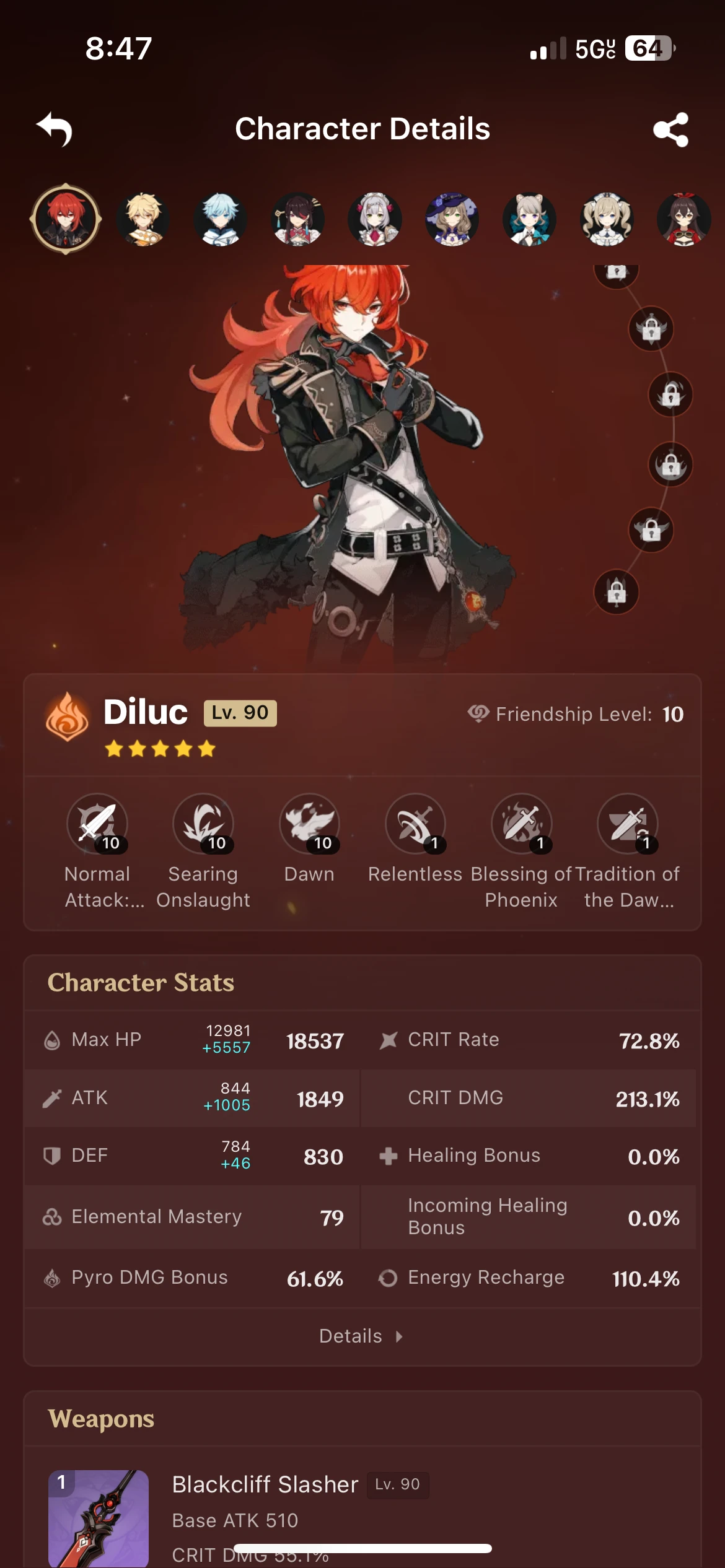 Diluc Build Genshin Impact | HoYoLAB