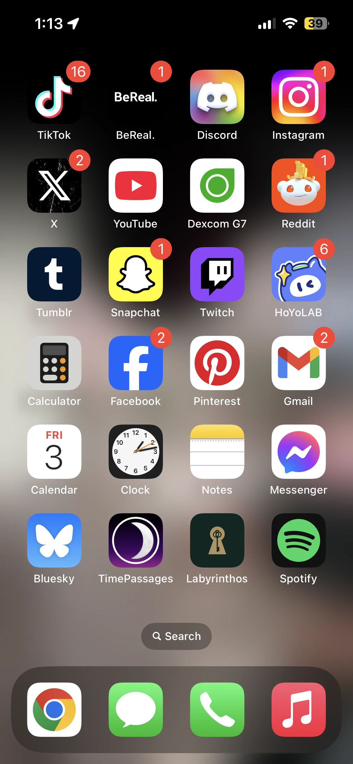 This is my phone Home Screen after finally finishing the Archon Quest ...