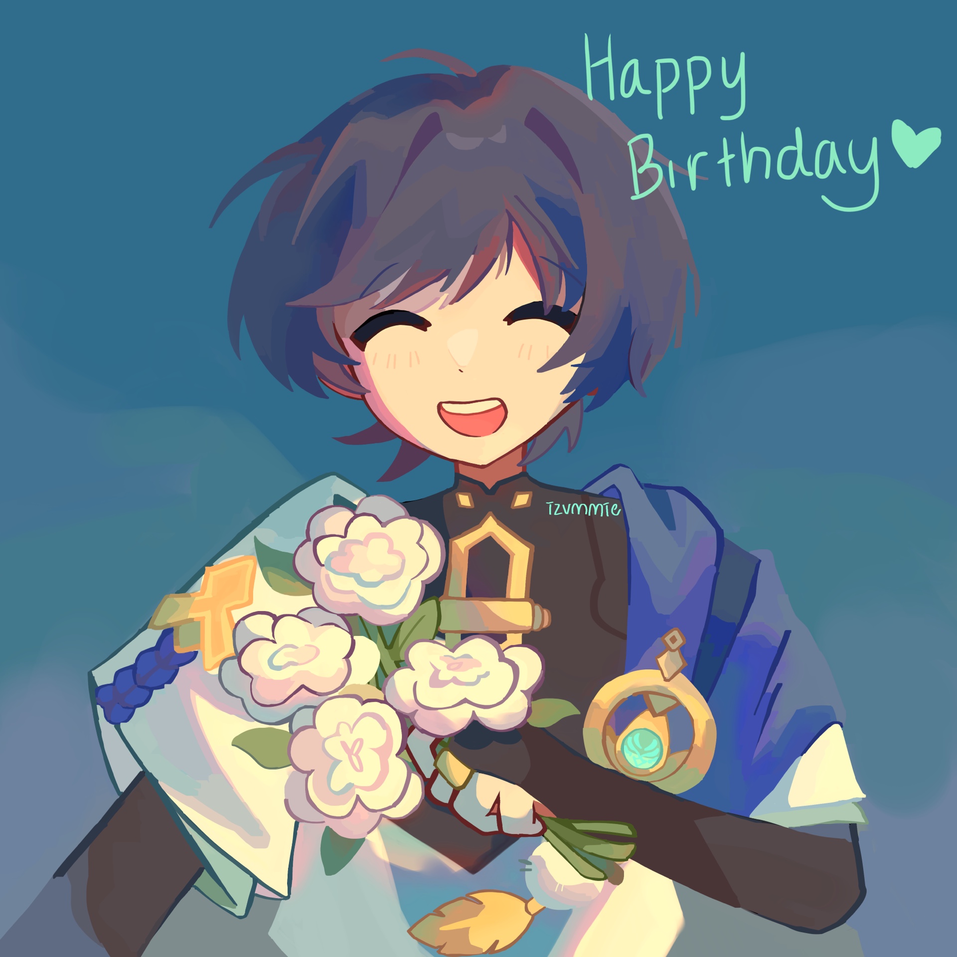 HAPPY BIRTHDAY WANDERER 🥹💙 Genshin Impact | HoYoLAB