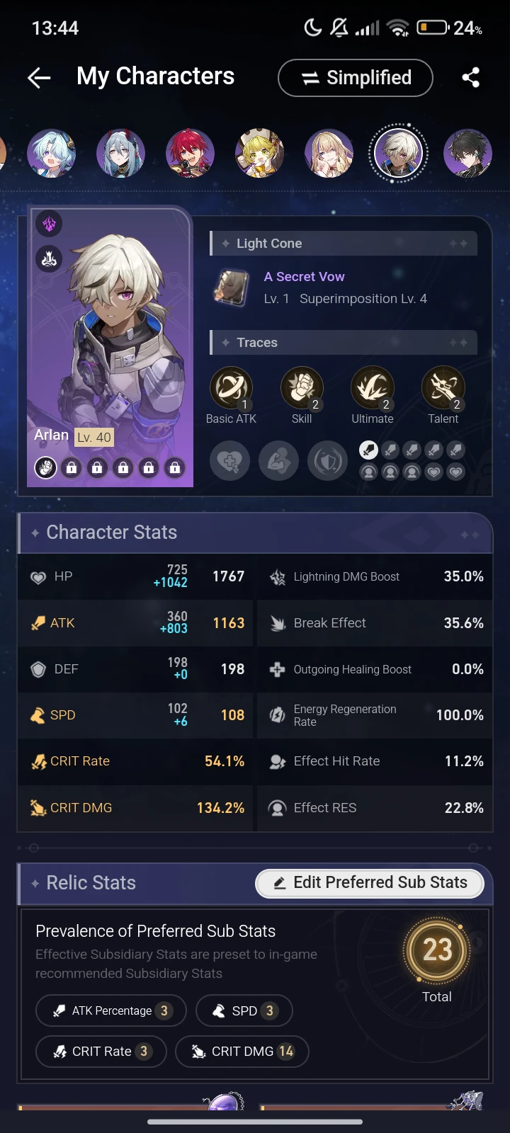 The Herta pre build :3 is this alr (except the body piece) and does she ...