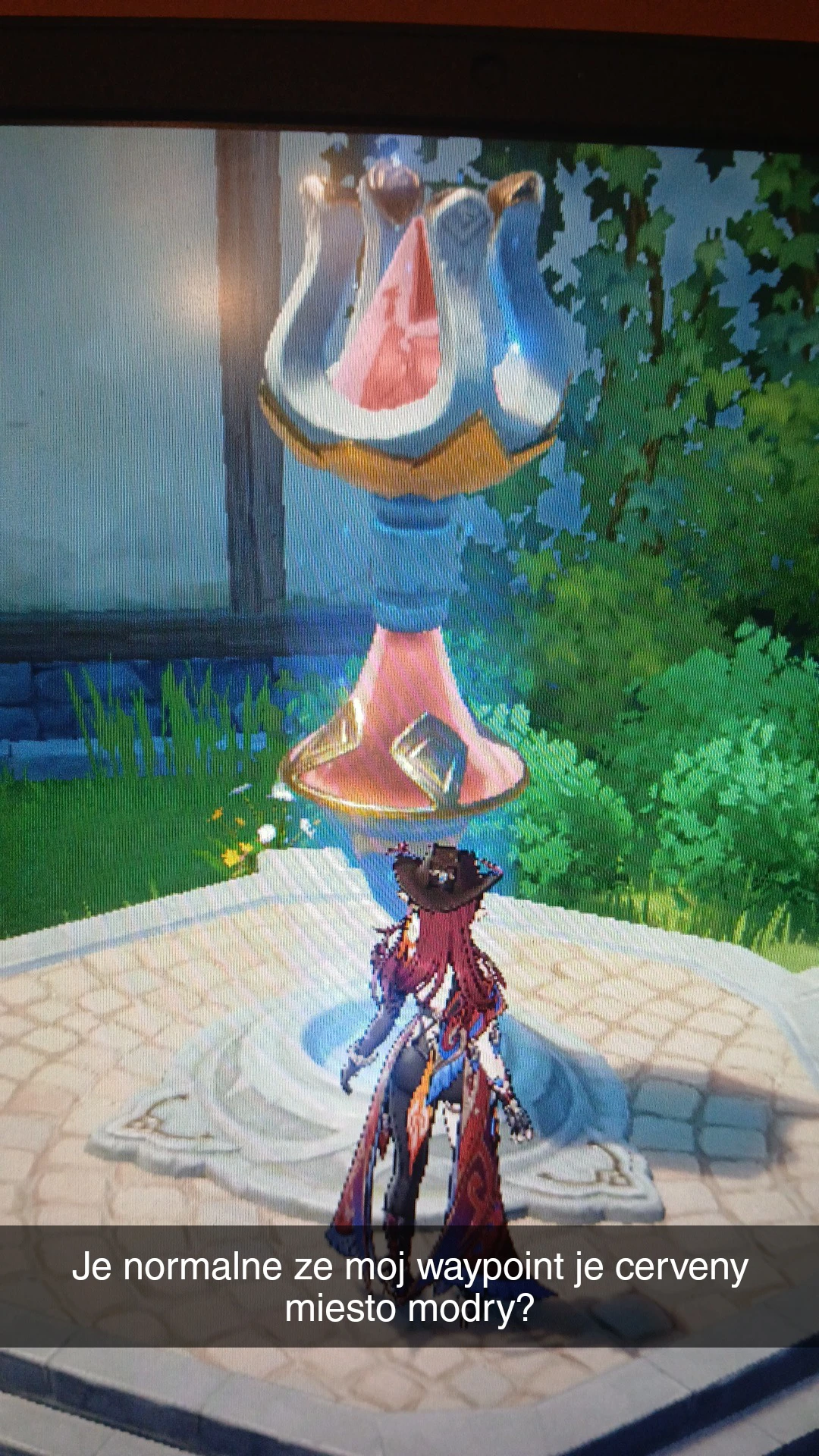 why are my waypoints red?? Genshin Impact | HoYoLAB