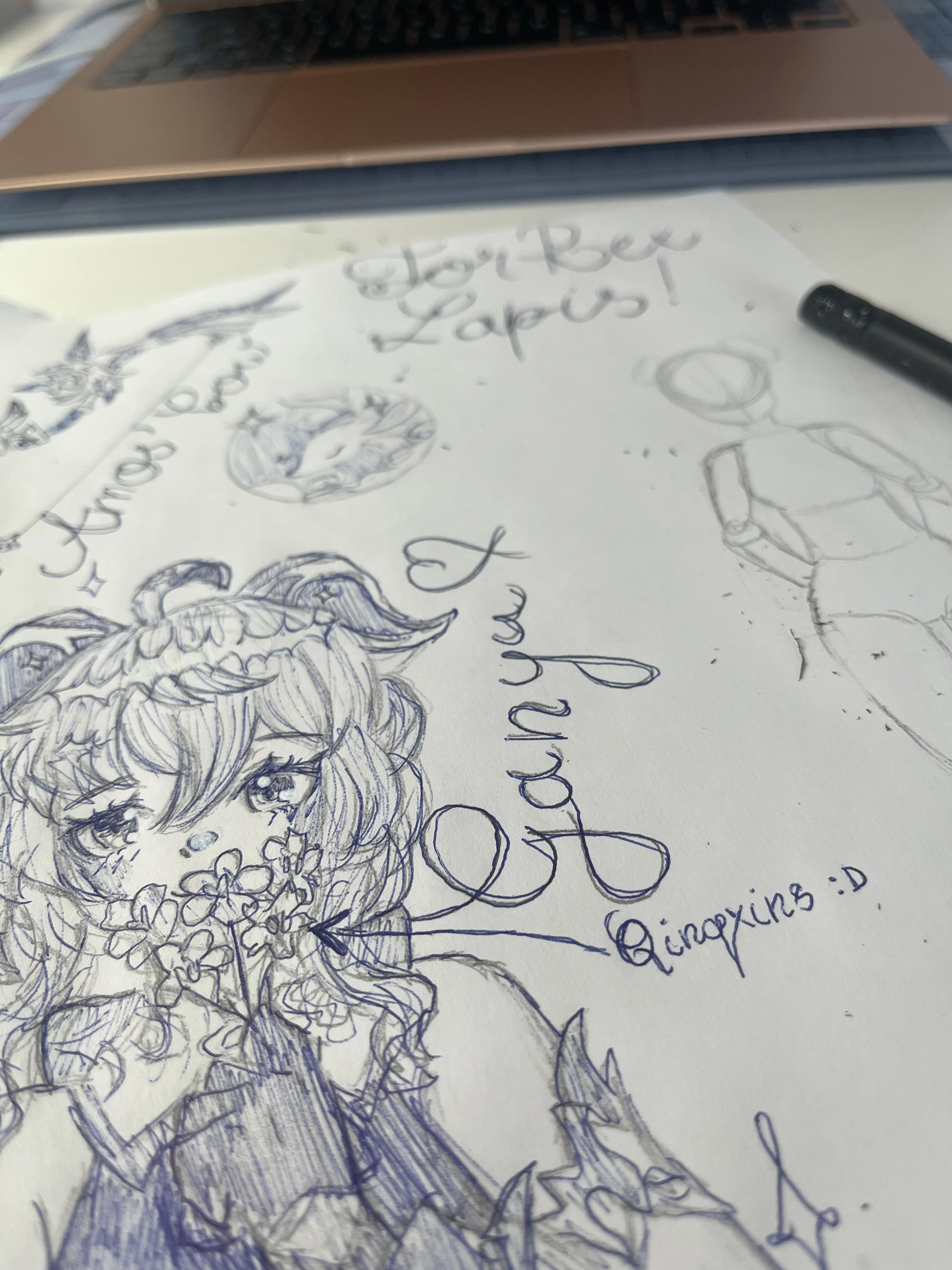 GANYU DRAWING IN PROGRESS!!!