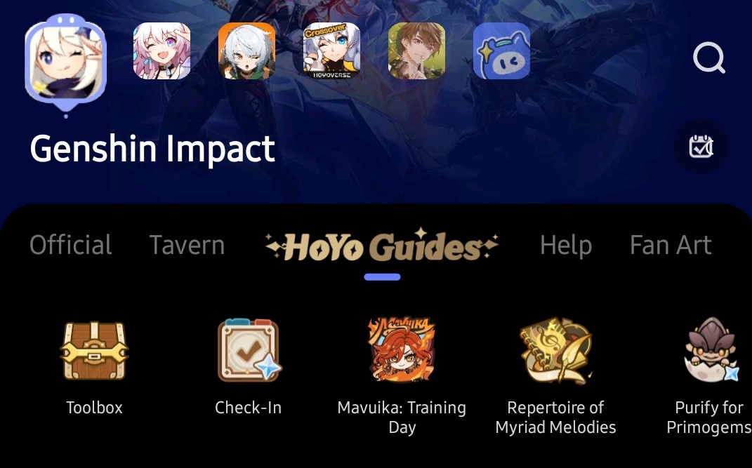 Stand With Mavuika event shortcut/link Genshin Impact | HoYoLAB