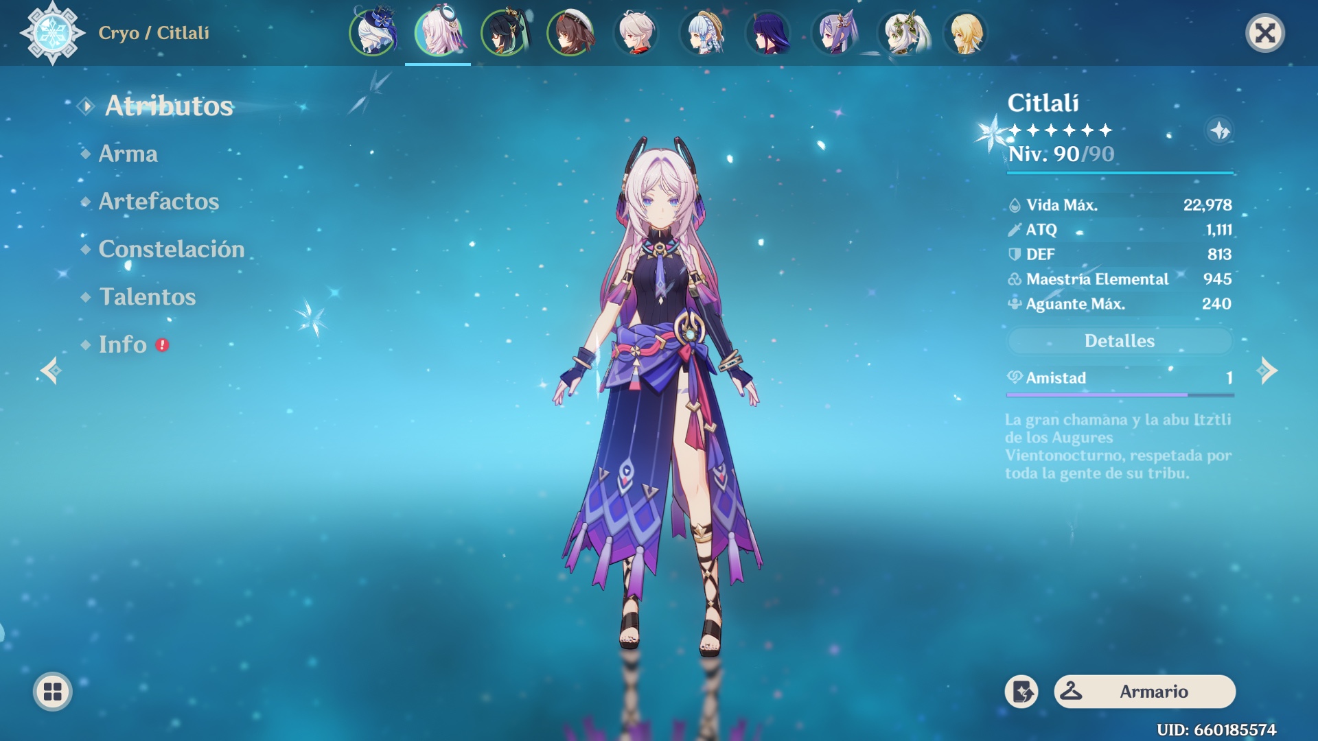 Build de Citlali cómo va mi Citlali Genshin Impact | HoYoLAB