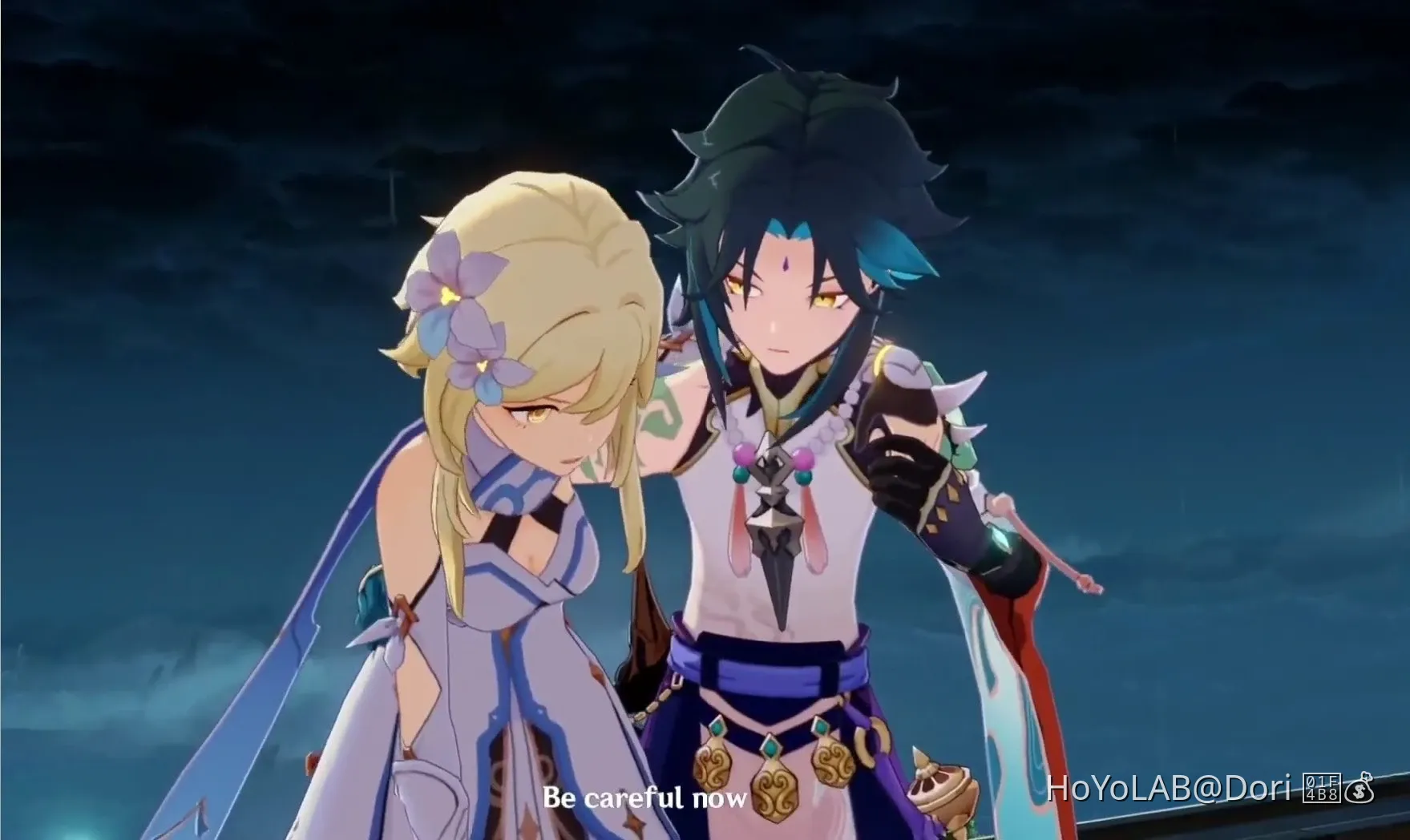 I find it funny some genshin fans Say Aether has a harem but the girls ...