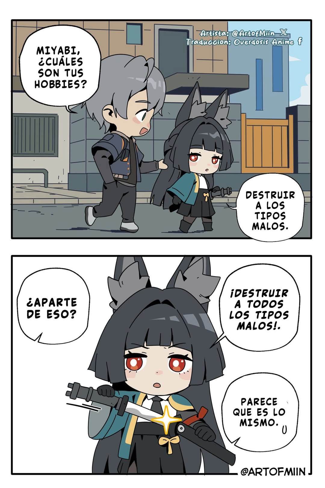 Miyabi le cuenta wise cuáles son sus hobbies Zenless Zone Zero | HoYoLAB