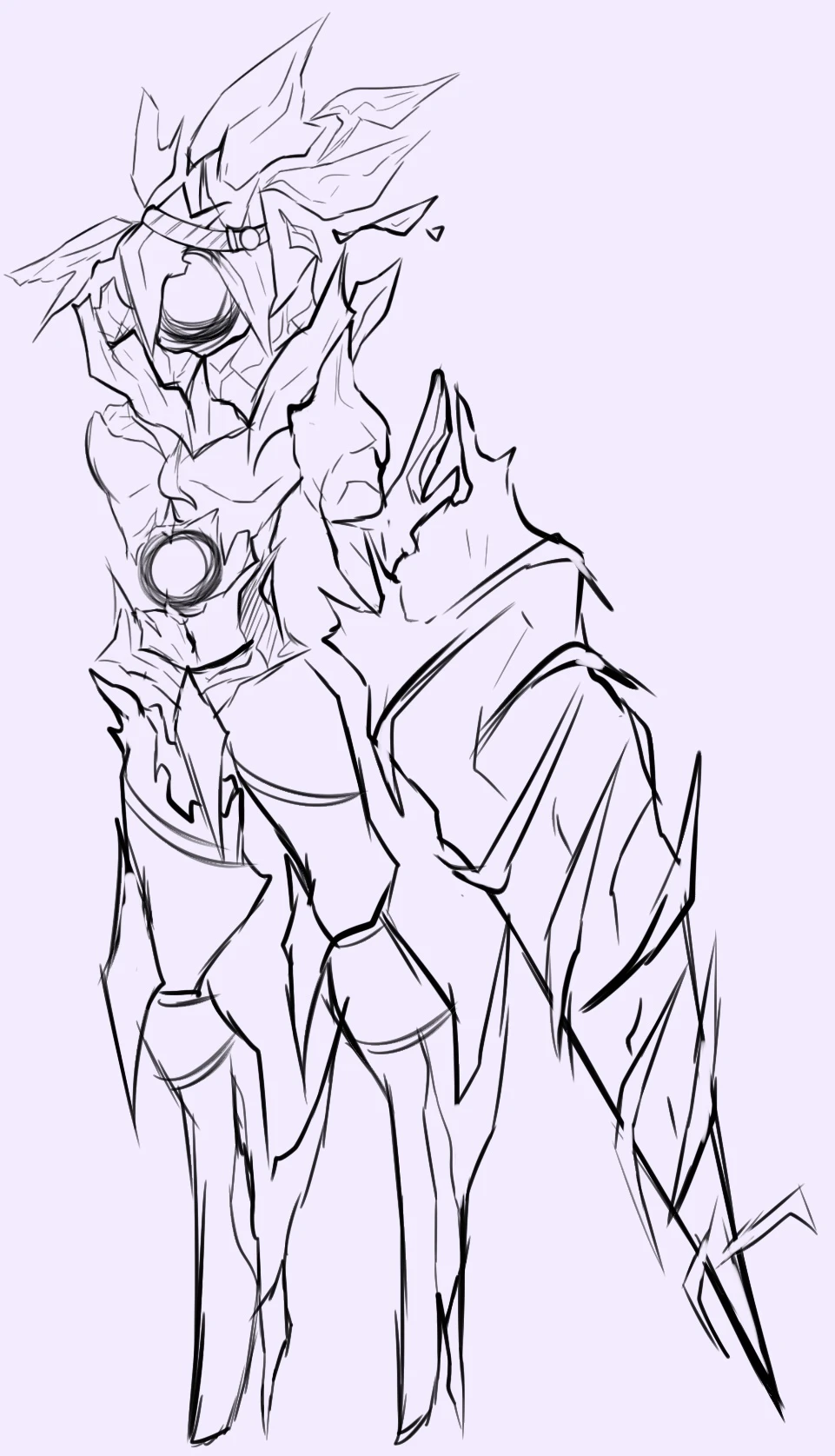 Ethereal Anton and oc sketch+oc ethereal form sketch Zenless Zone Zero ...