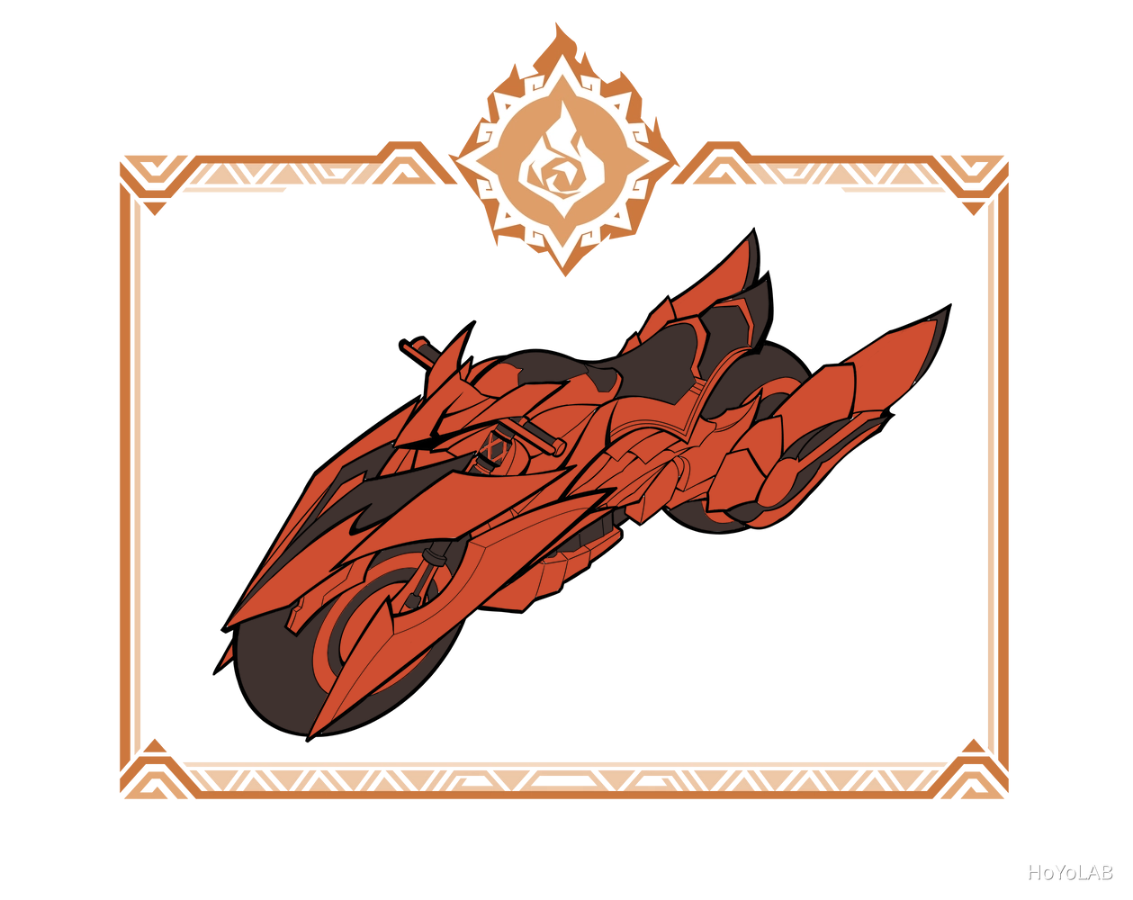 Red & Black Mavuika Bike Genshin Impact | HoYoLAB