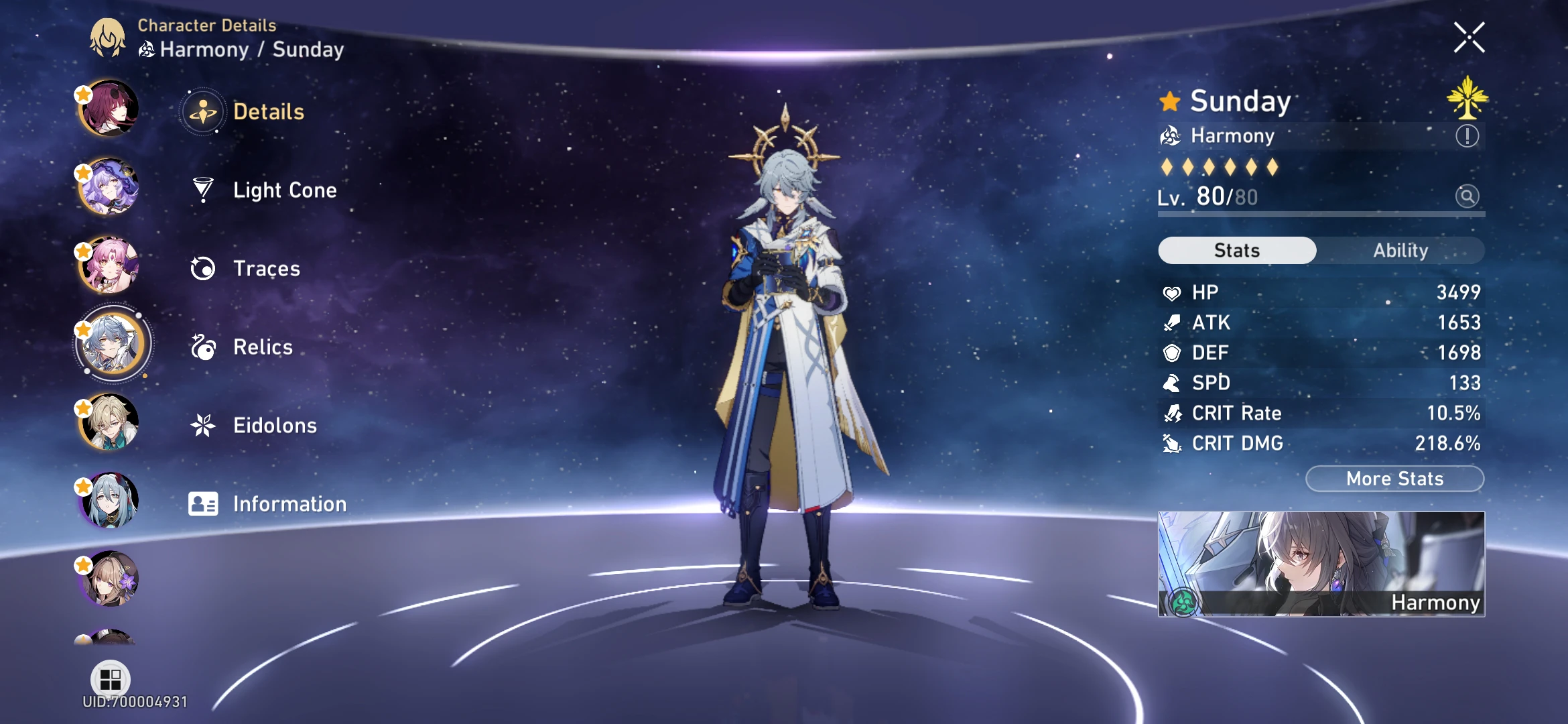 I finally finished building Sunday Honkai: Star Rail | HoYoLAB