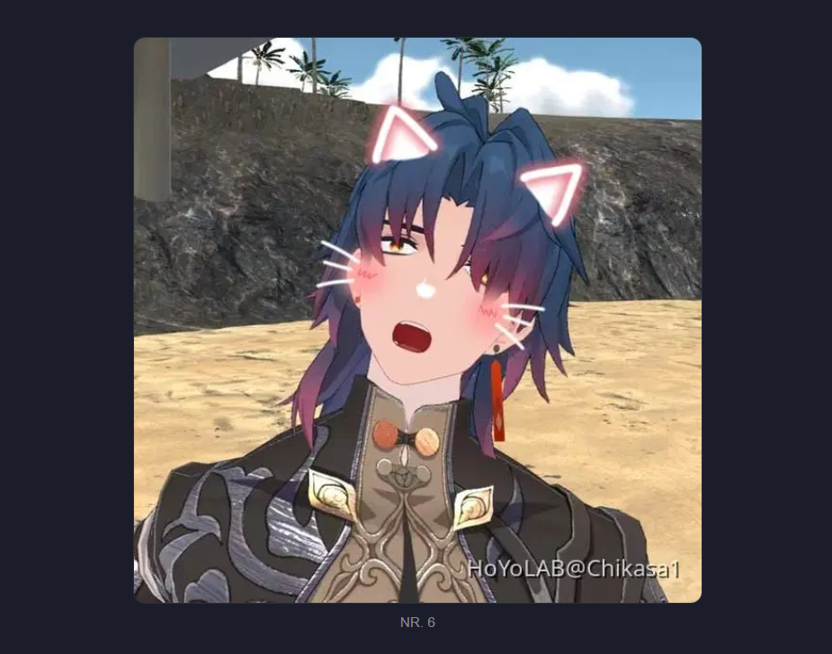 as you can see Nr. 6 won and is now my pfp Honkai: Star Rail | HoYoLAB